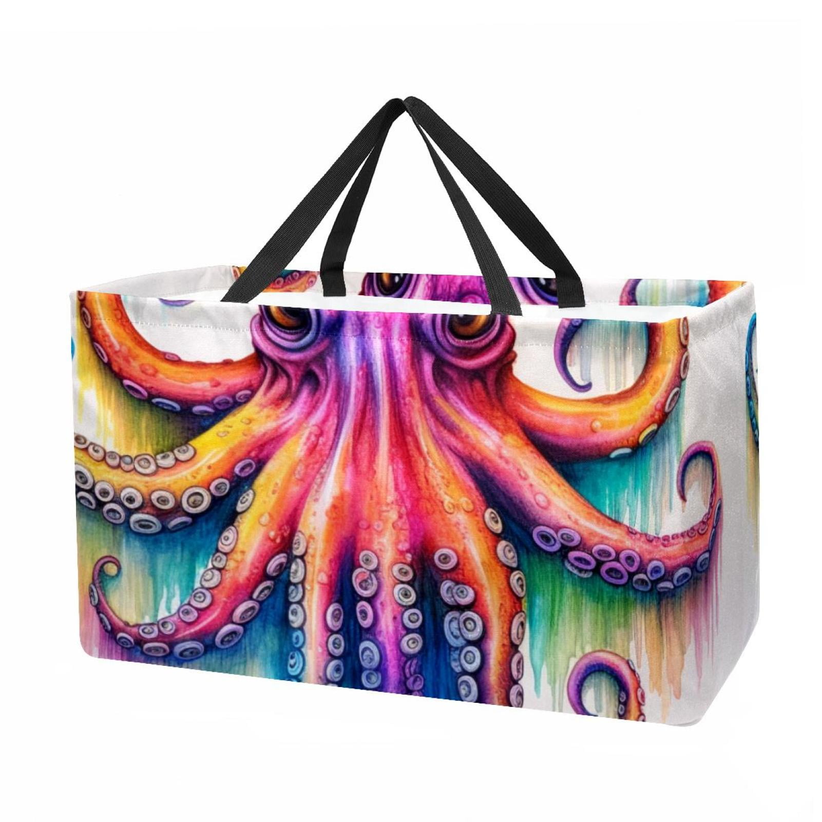 Octopus Large Capacity Reusable Foldable Oxford Cloth Storage Bin ...