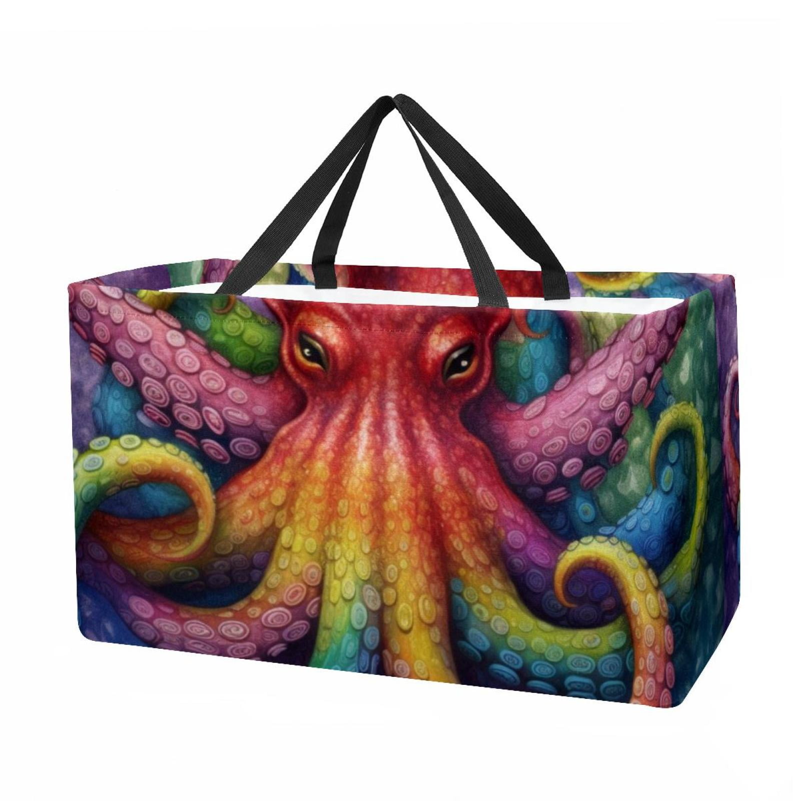 Octopus Large Capacity Reusable Foldable Oxford Cloth Storage Bins ...