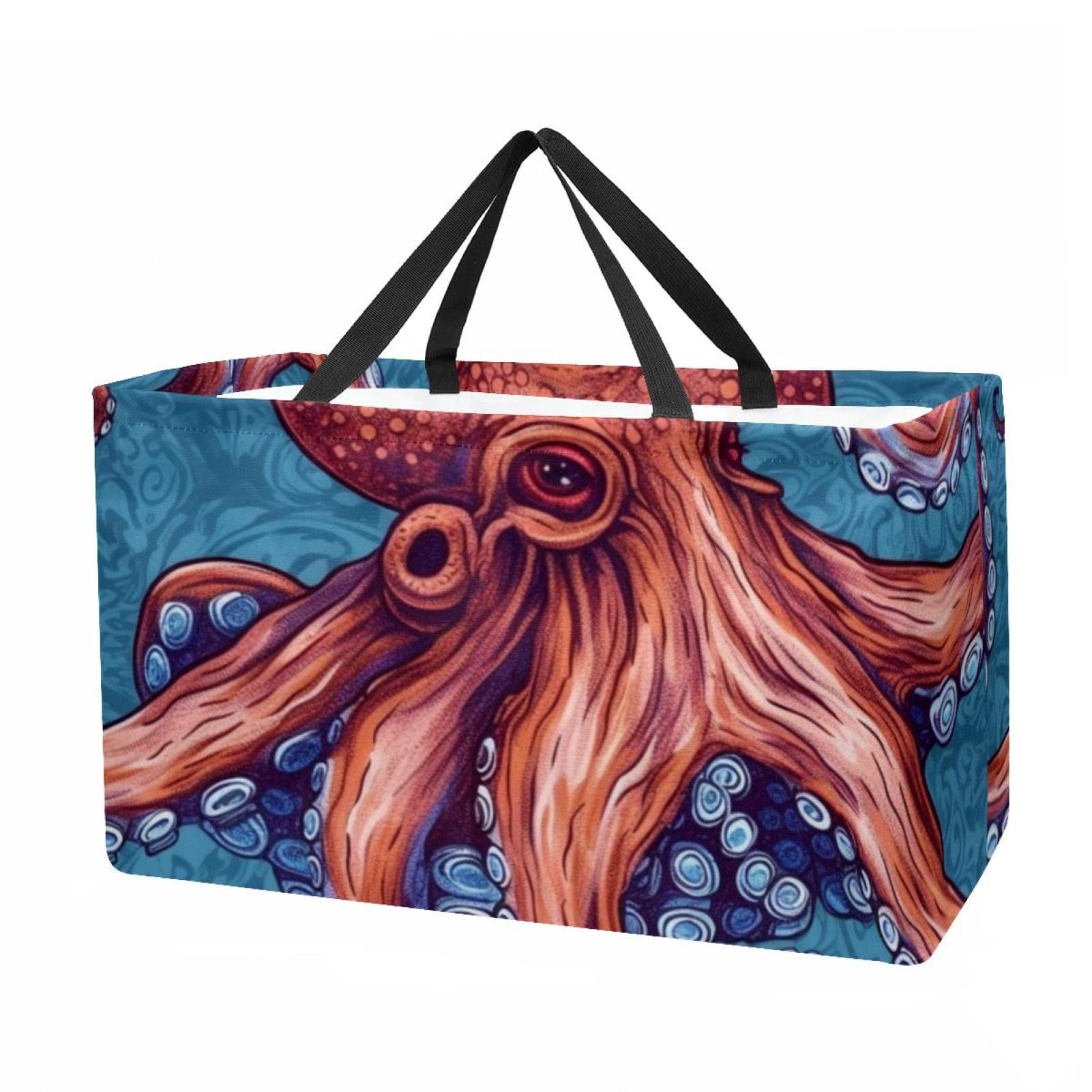 Octopus Large Capacity Reusable Foldable Oxford Cloth Storage Bins ...