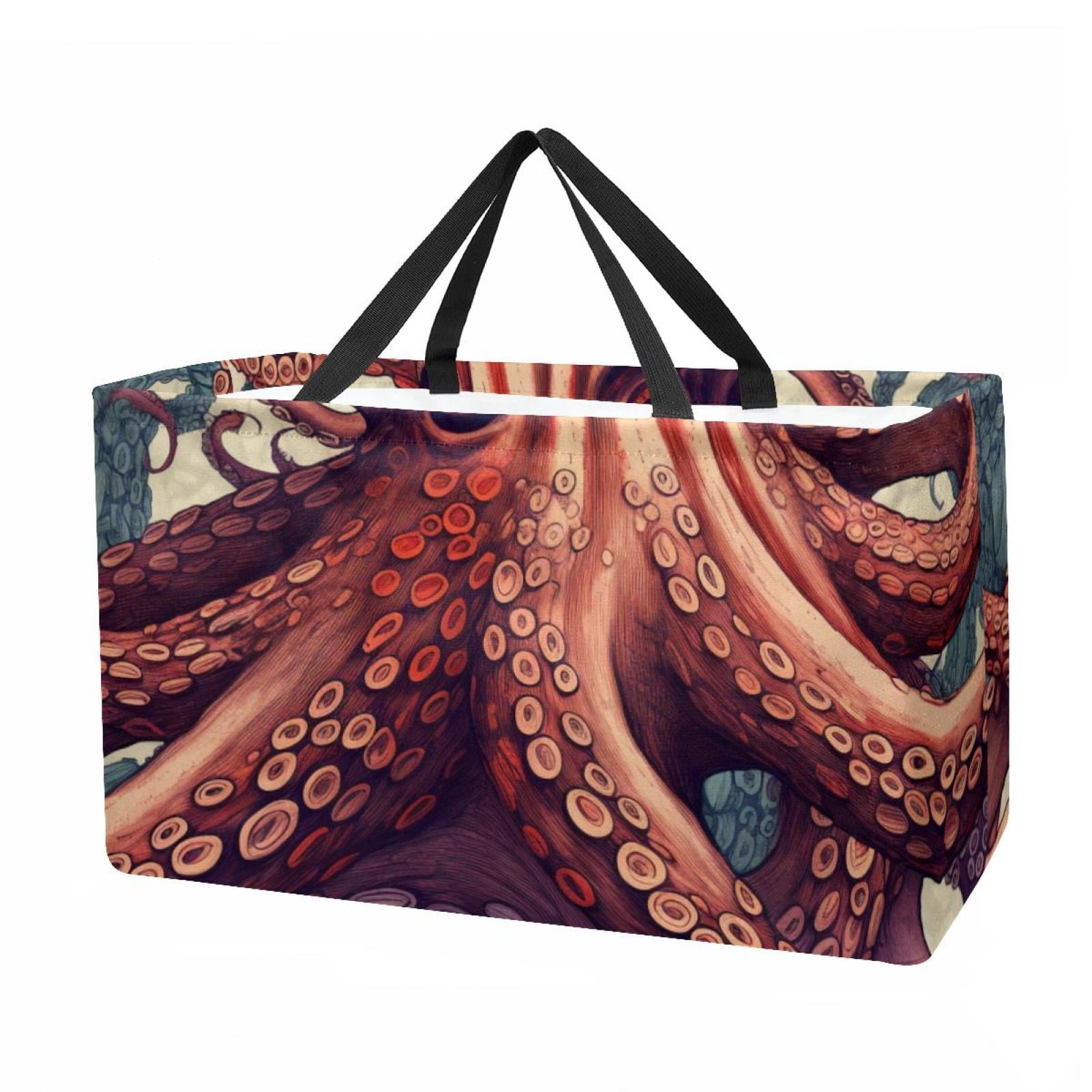 Octopus Large Capacity Reusable Foldable Oxford Cloth Toy Basket ...