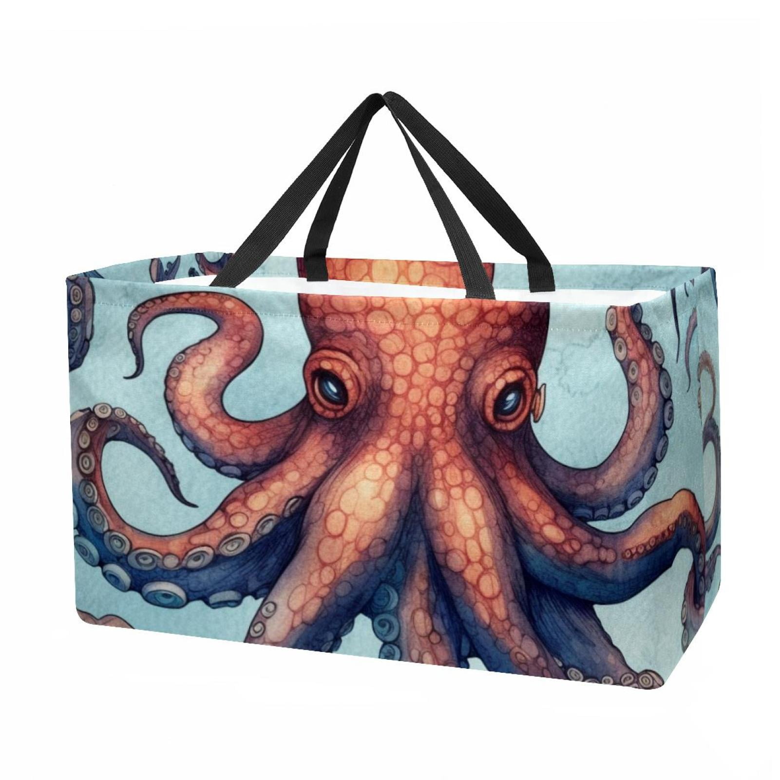 Octopus Large Capacity Reusable Oxford Cloth Storage Bin: Foldable ...