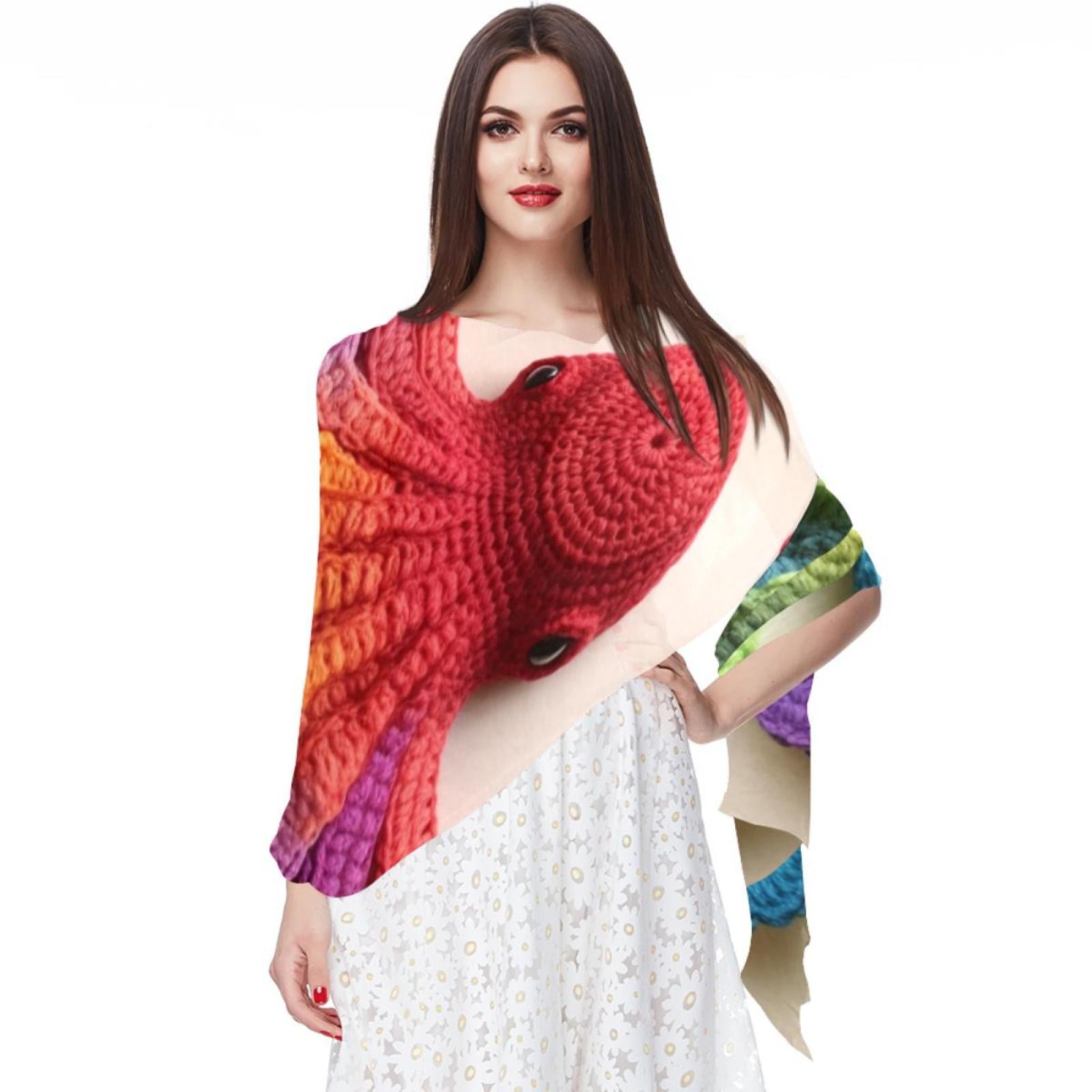 Octopus Light and Breathable Chiffon Yarn Silk scarf for Women ...
