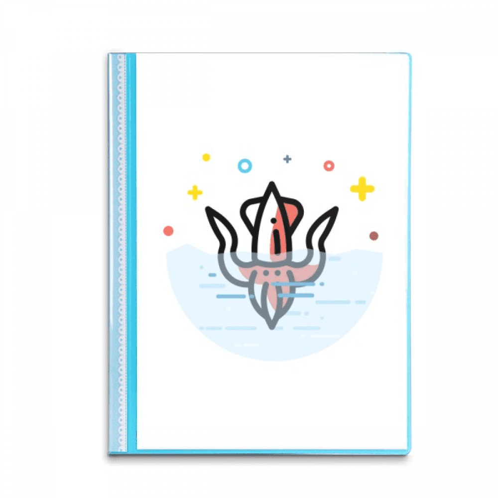 Octopus Mignon Animation Cuttlefish Book Sheet Protectors Portfolio ...