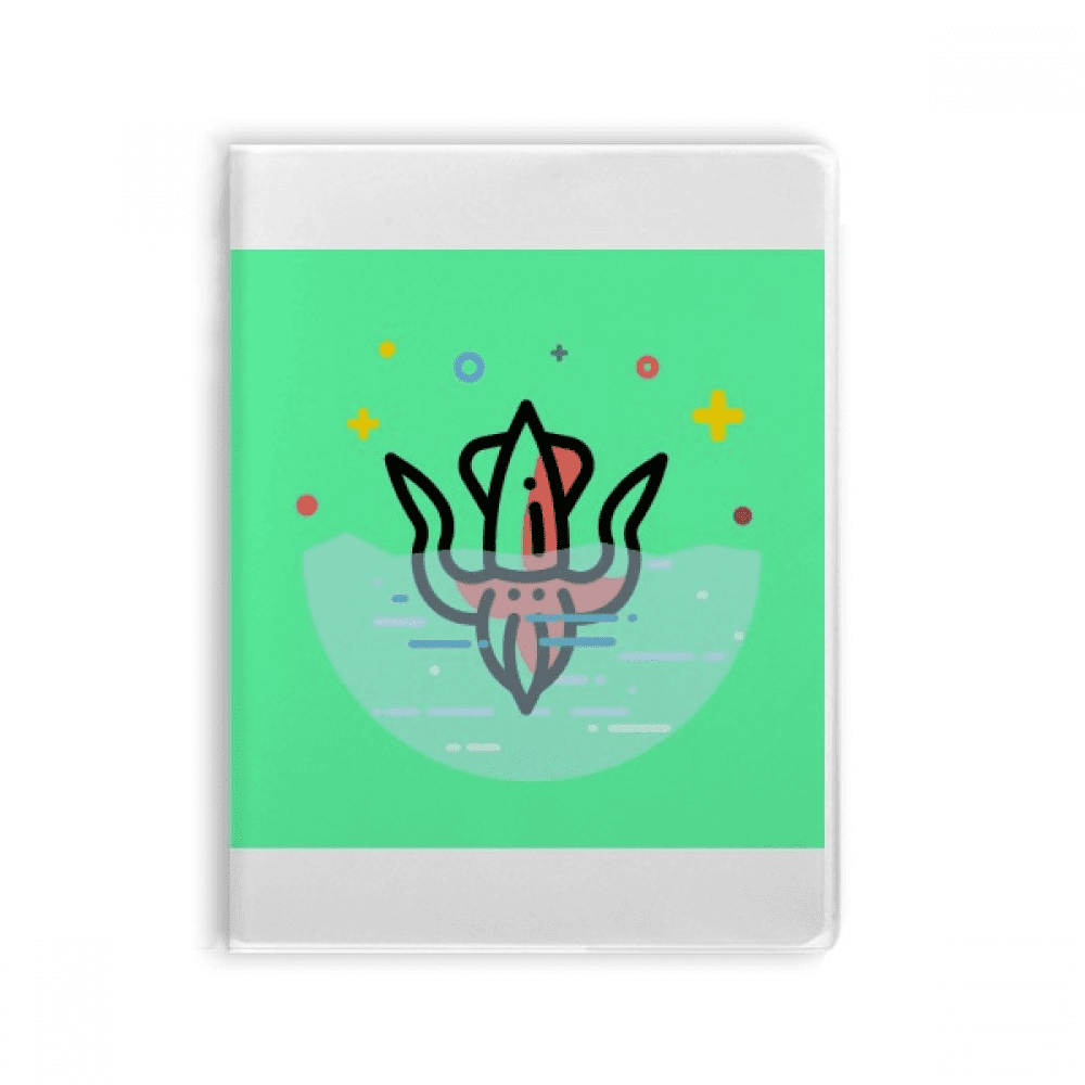 Octopus Mignon Animation Cuttlefish Notebook Gum Cover Diary Soft Cover ...