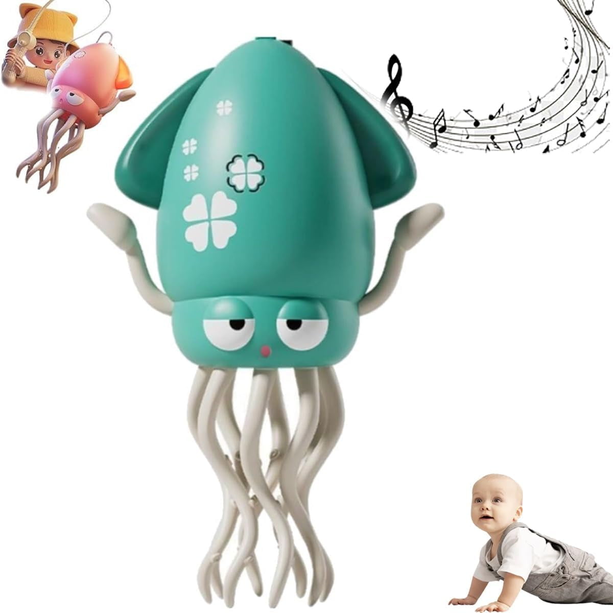 Octopus Music Toy,Dancing Octopus Toy, Smart Tentacle Explorer,Wiggly ...