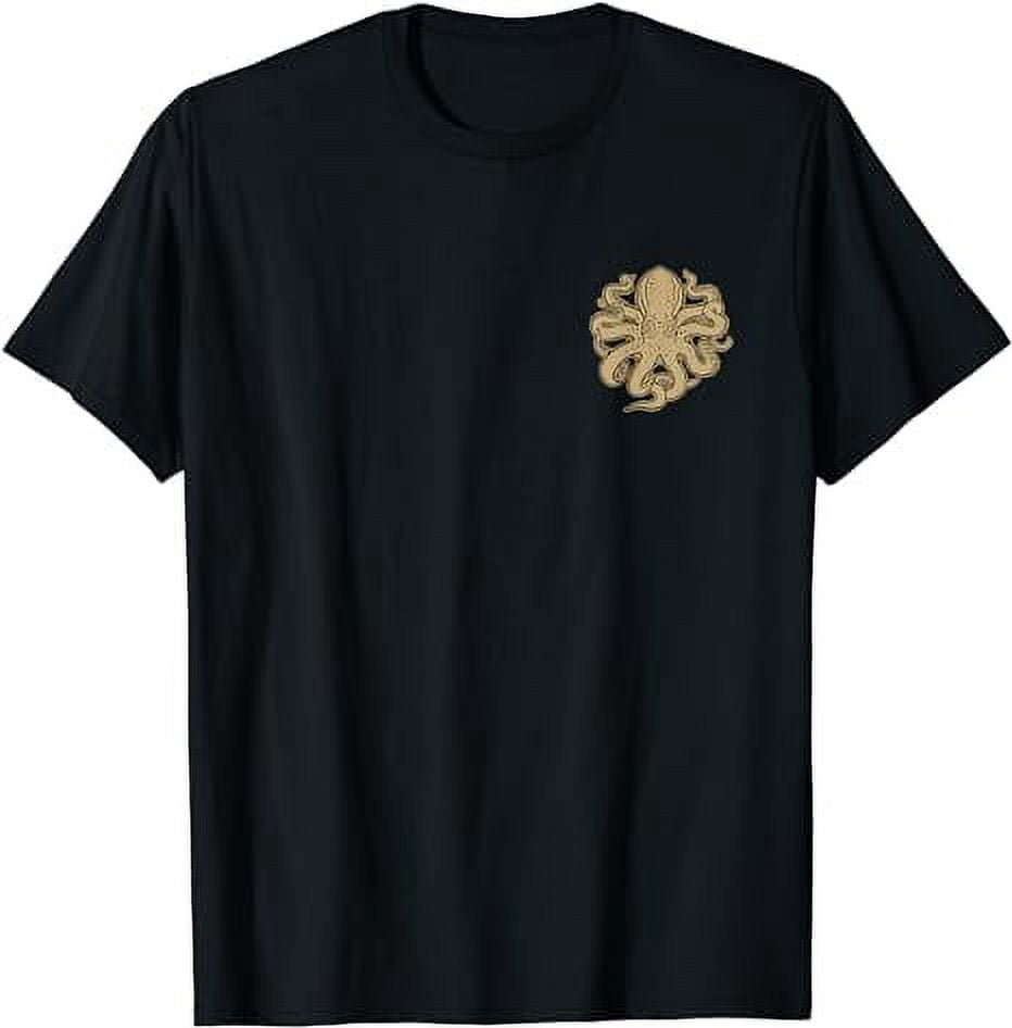 Octopus, Old School Sailor Tattoo Clipper Ship and Swallows T-Shirt ...
