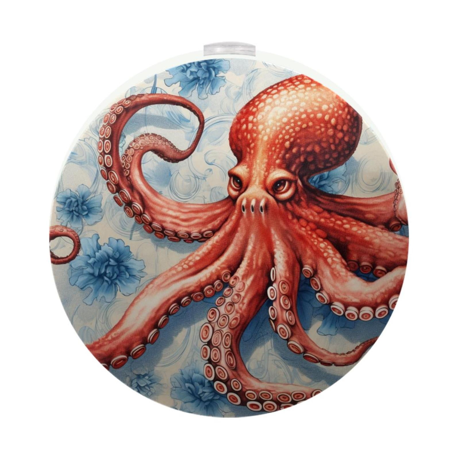 Octopus Pack of 2 LED Circular Night Lights - Inductive Light Control ...