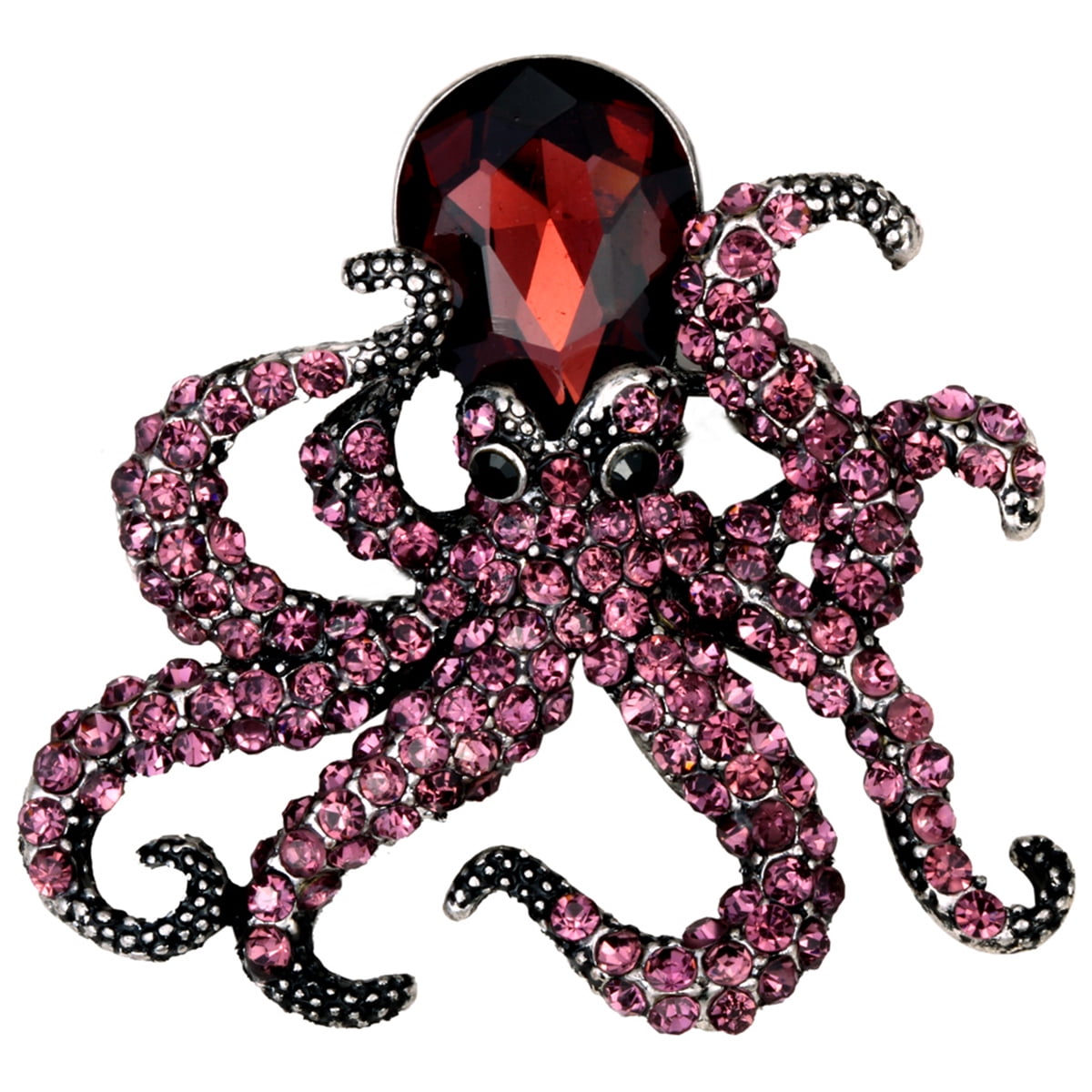 Octopus Pin Brooch for Women Blouse Jacket Coat Scarf Shawl Hat Bag ...