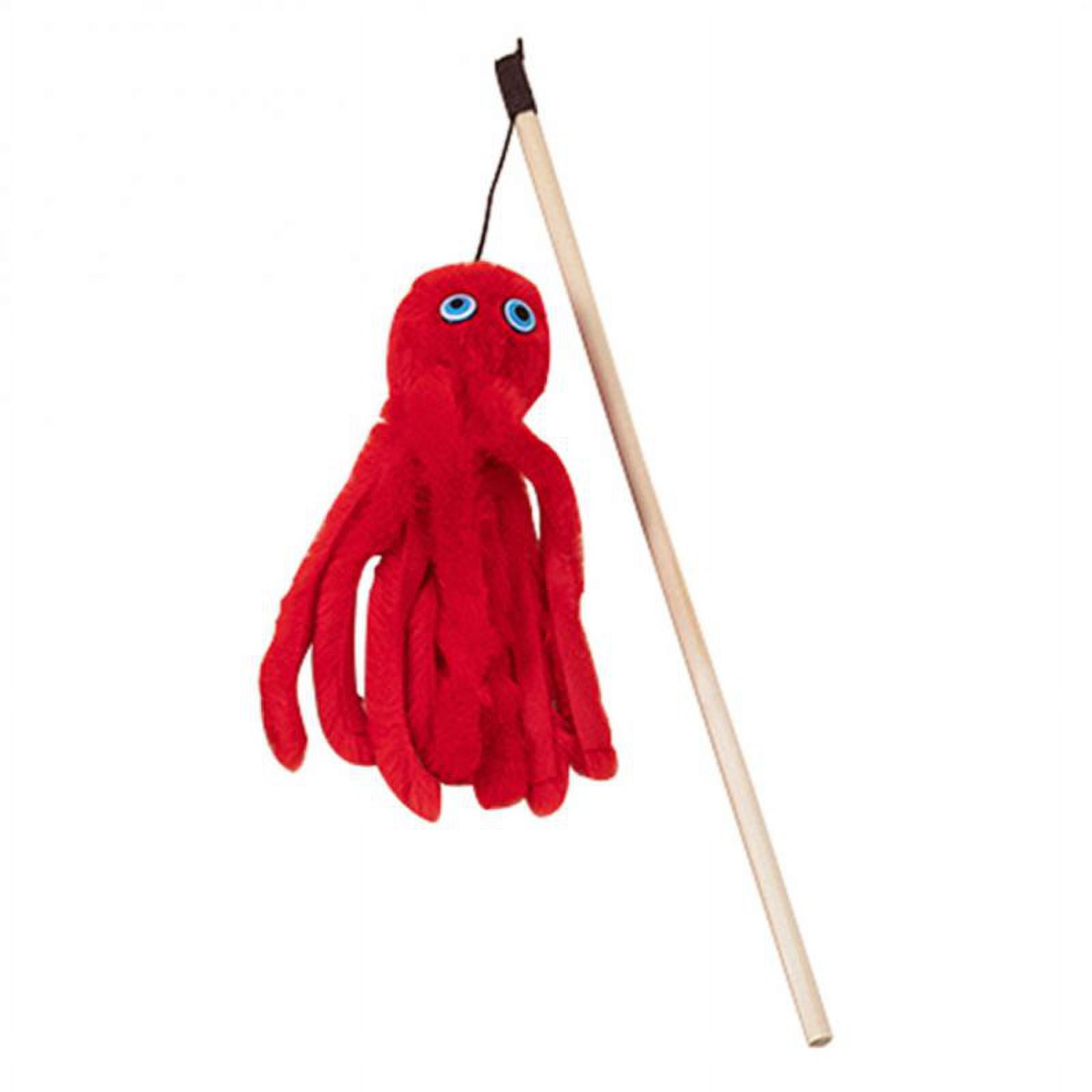 Octopus Plush Cat Stick Funny Pet Cat Toys Interactive Playing Toy For ...