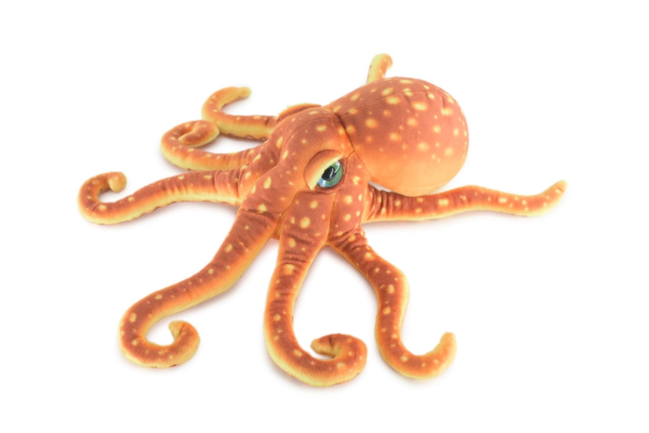 Octopus Plush, Orange, Octopuses, Octopodes, Saltwater, Stuffed Animal ...