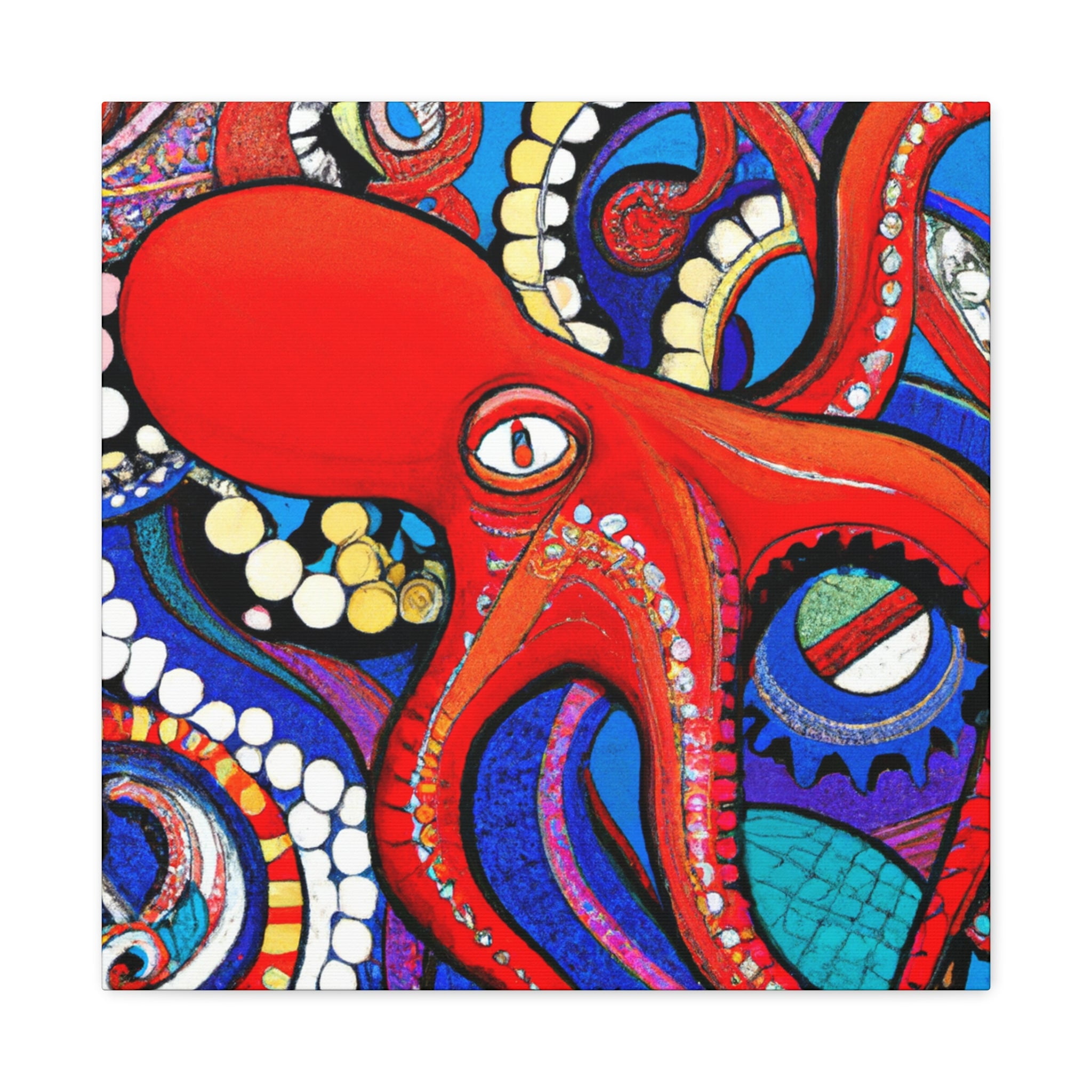 Octopus Pop Explosion - Canvas - Walmart.com