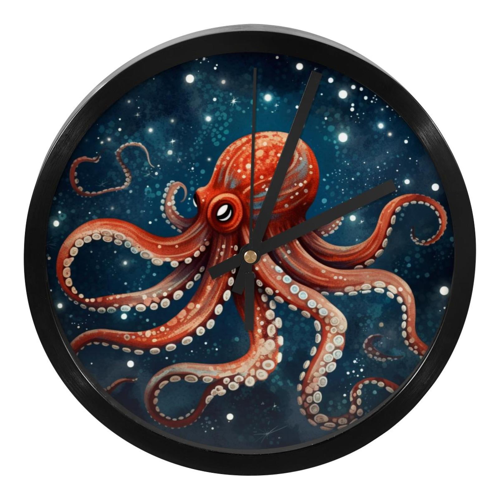 Octopus Precise Quartz Movement Silent Wall Clock for Offices ...