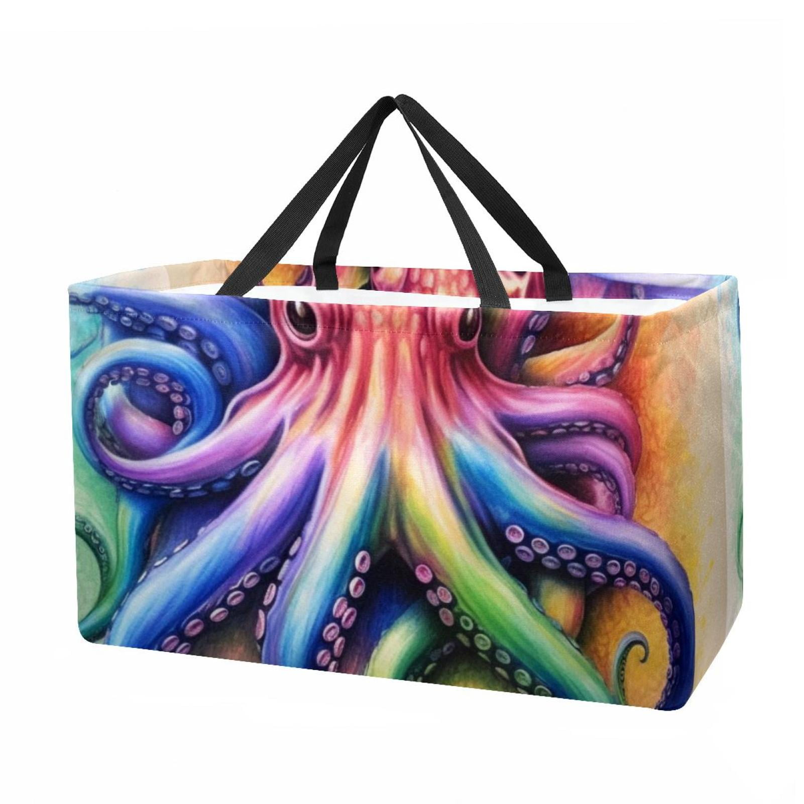 Octopus Premium Oxford Cloth Shopping Bags: Reusable, Foldable, and ...