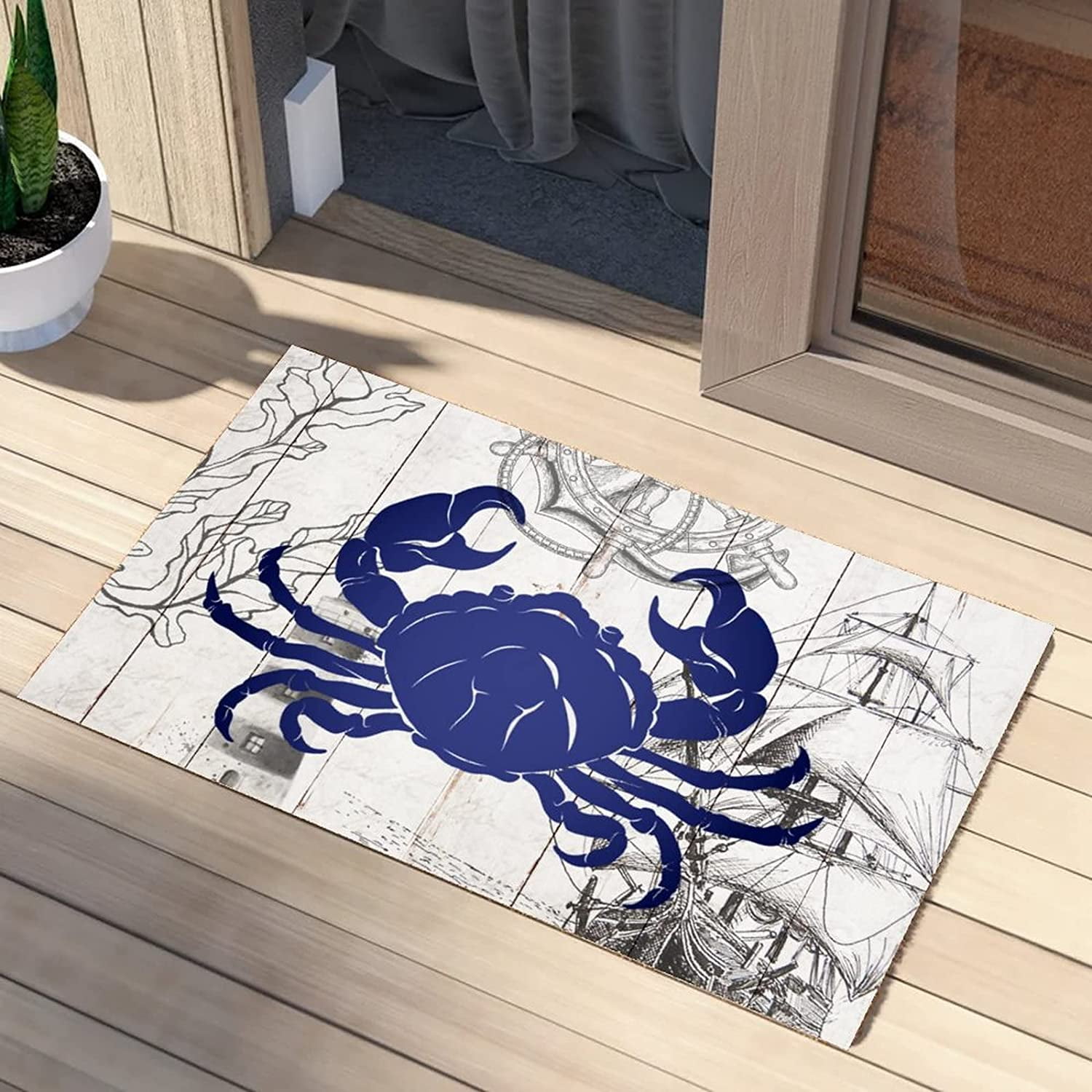 Octopus Sea Snail Fish Turtle Crab Entry Mat Marine Lifes Animals ...