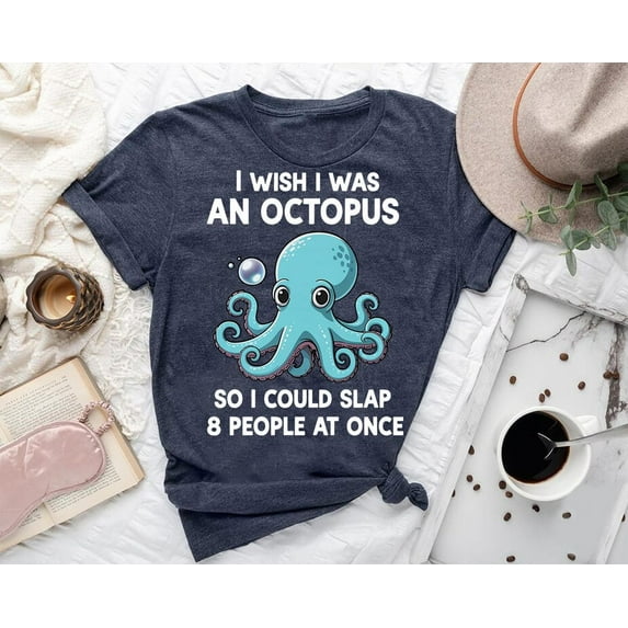 Octopus Slap Joke Shirt: Ocean Humor Tee TSHIRT All Size S-5XL ...