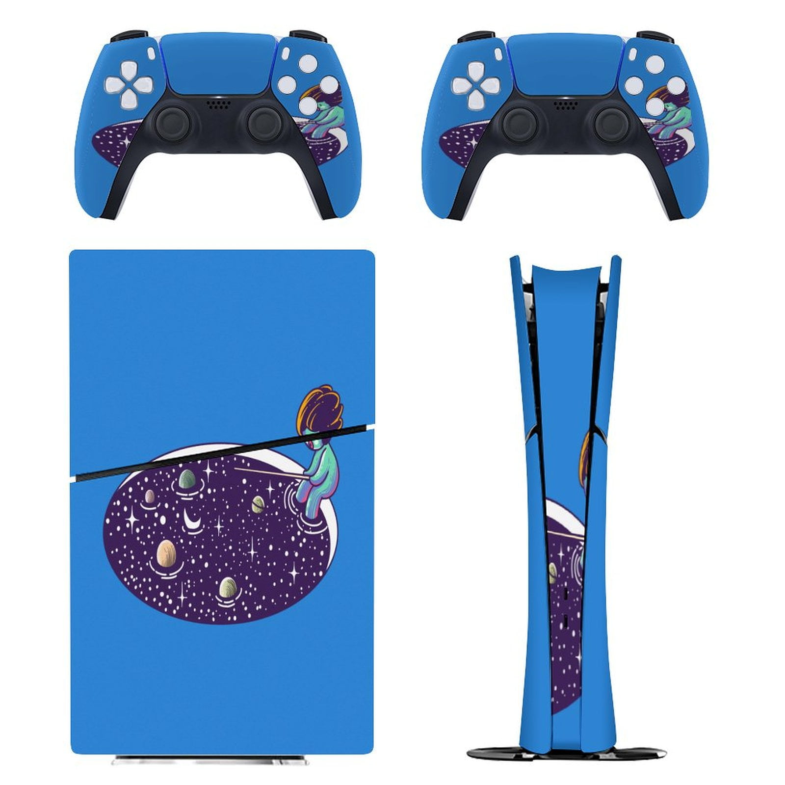 Octopus Space Univers PS5/PS5 Slim Digital Disc Skin Sticker For ...