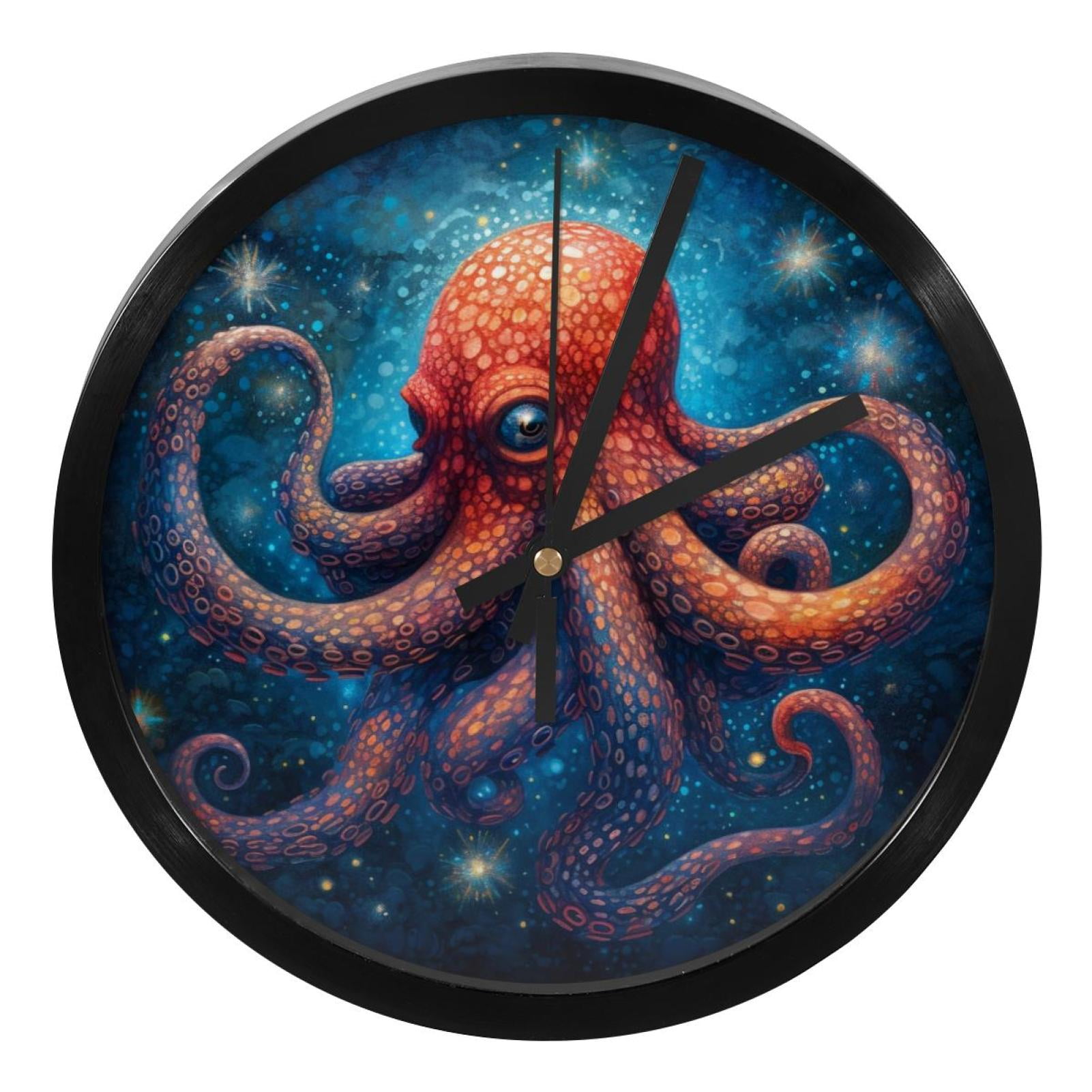 Octopus Stylish Wall Clock - Mothers Day Gifts from Daughter, Perfect ...