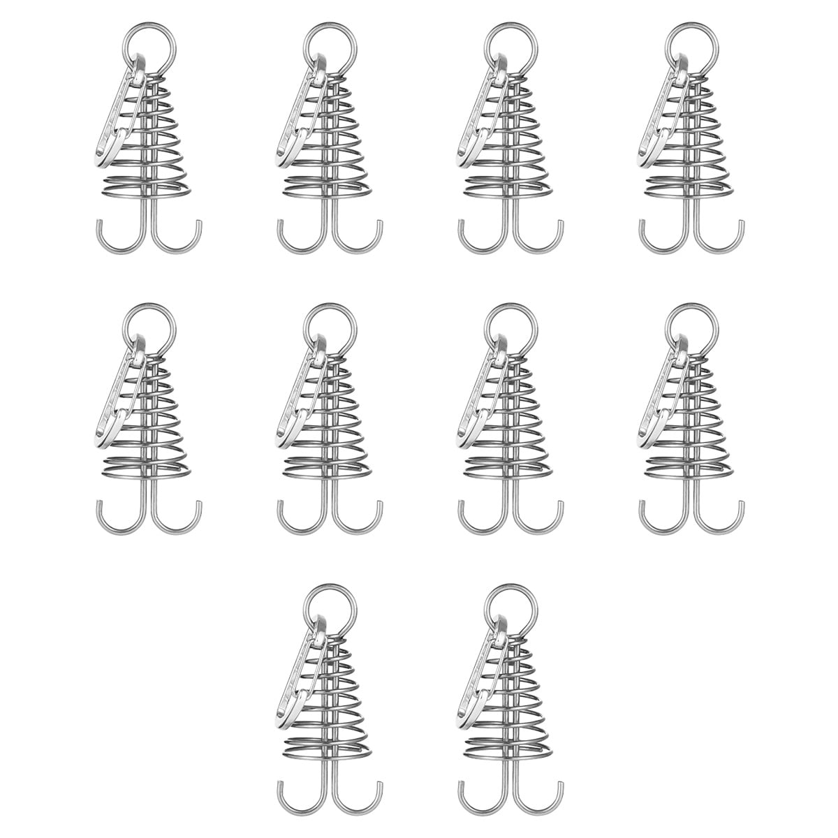 Octopus Tent Stake with Spring Buckle, 10 Pack Deck Anchor Pegs for ...