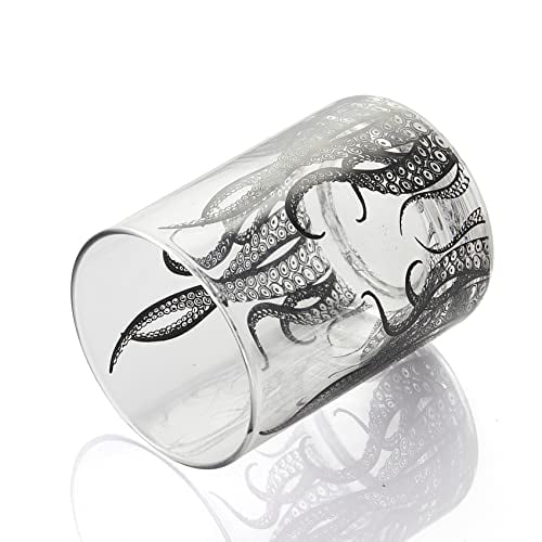 Octopus Tentacle Whiskey Glassware | Set of 2 | 9 OZ Handmade Craft ...