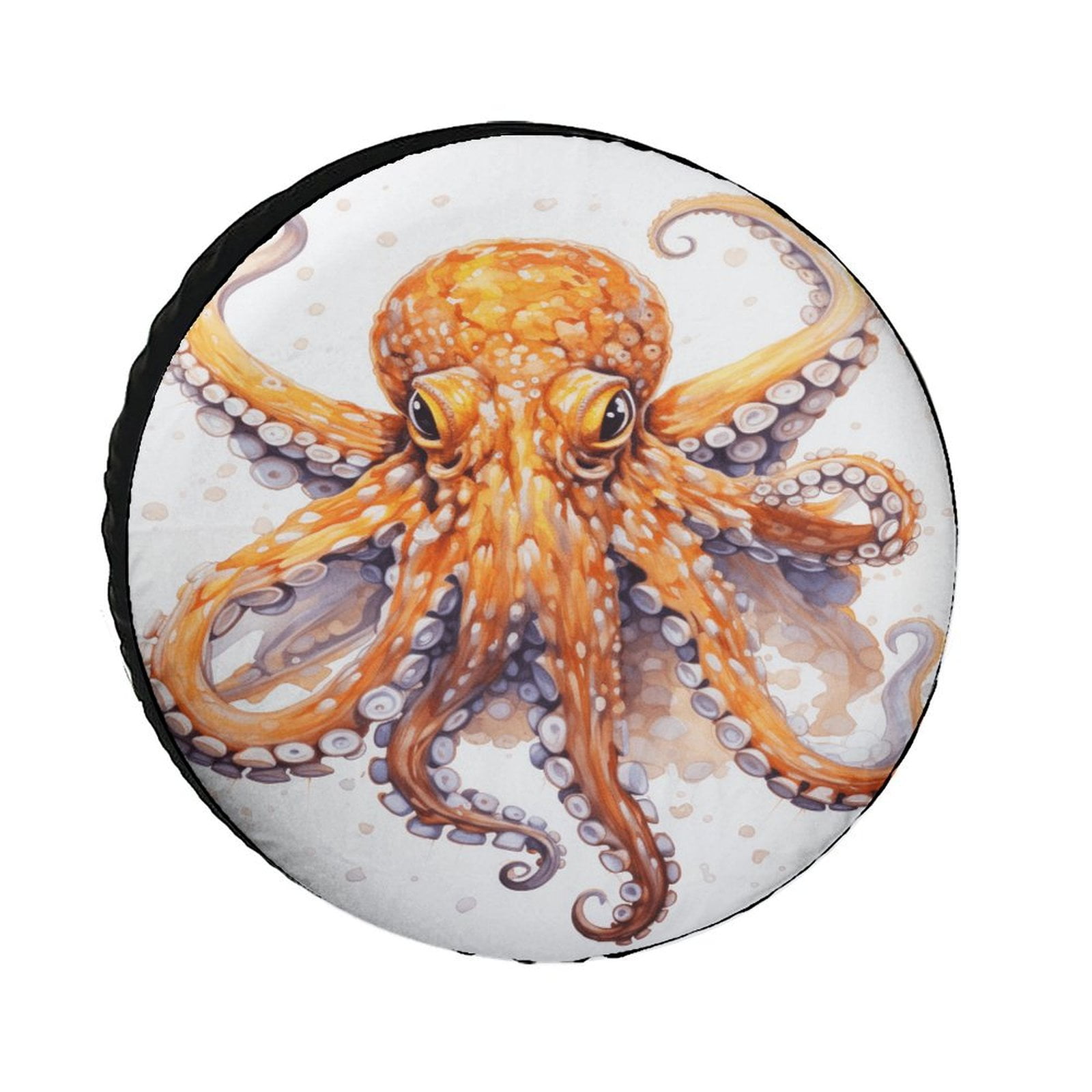 Octopus in The Mysterious Ocean Spare Tire Cover for Trailer ...