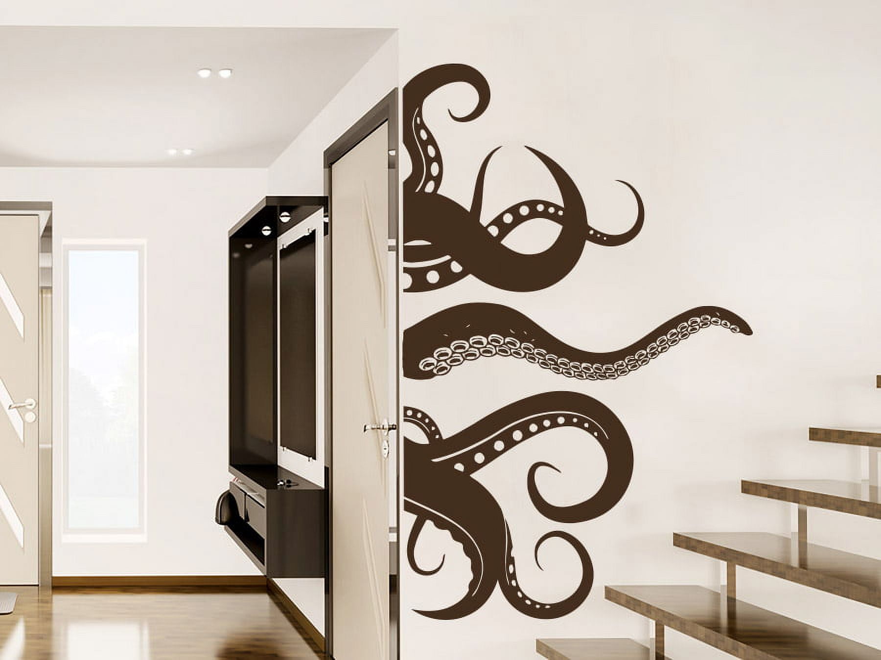 Octopus Wall Decal Tentacles Fish Vinyl Sticker Animals Nautical Decor ...