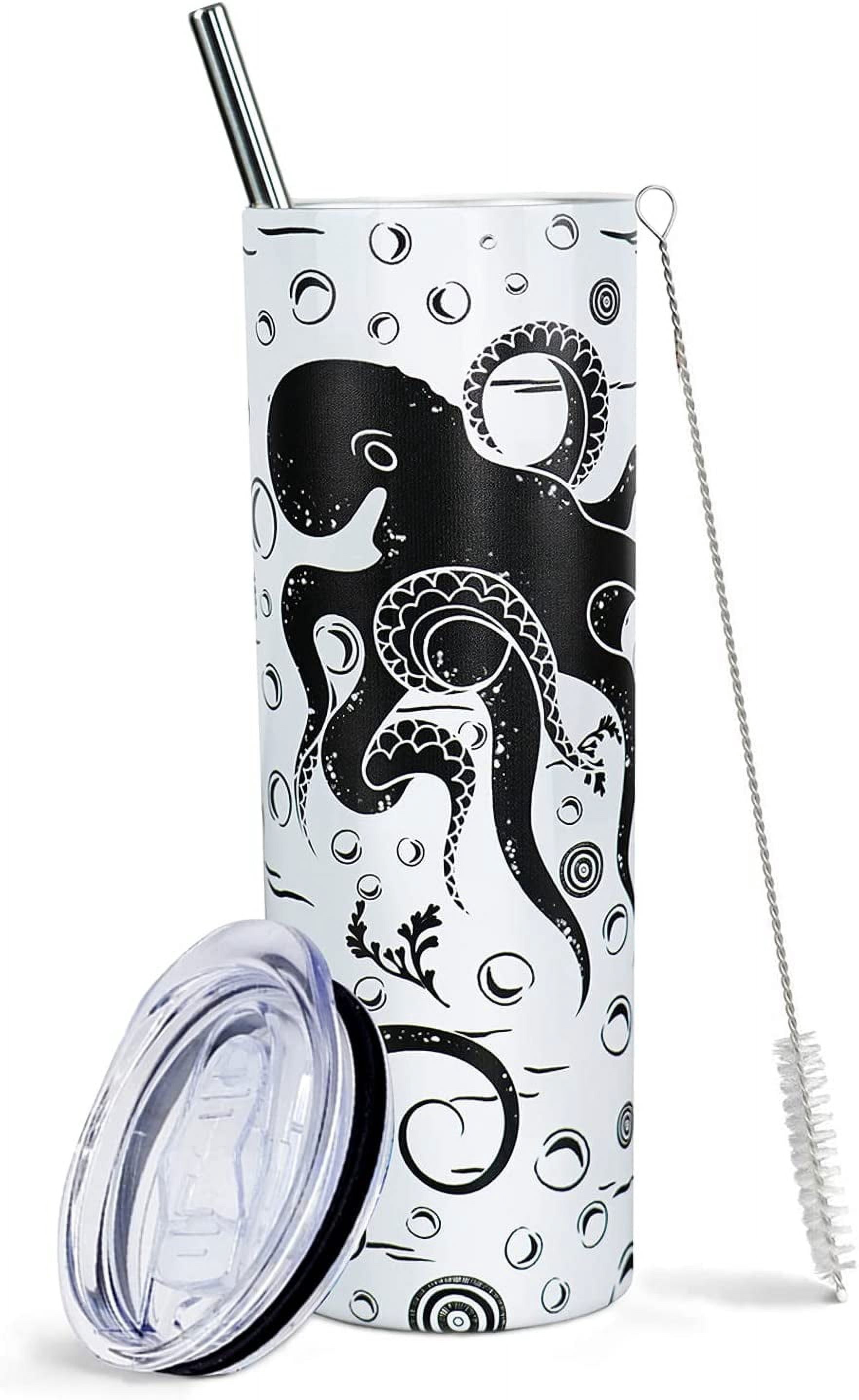Octopus Wall Tumbler, Squid Octopus Gifts for Women- Octopus Coffee Mug ...