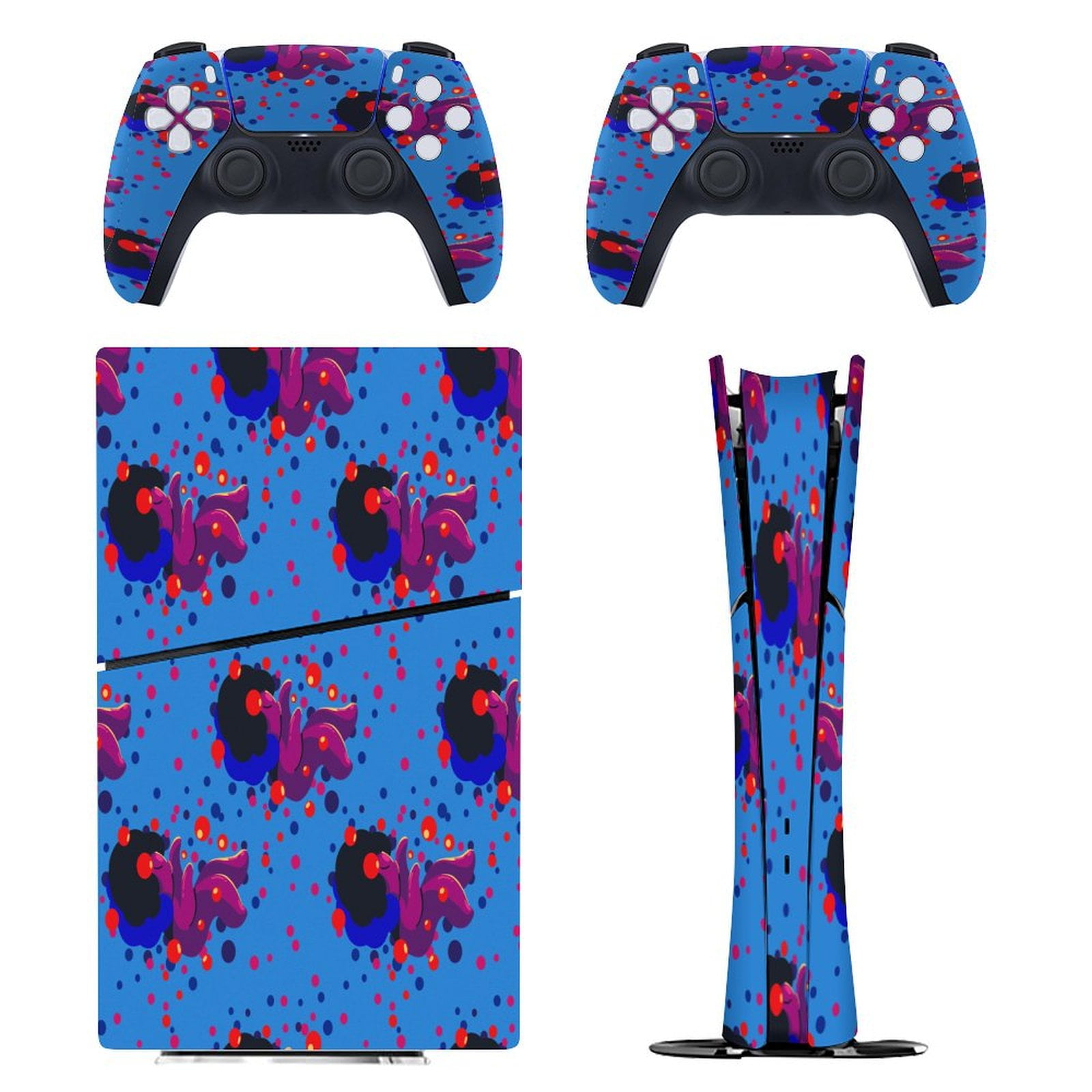 Octopus Water Ocean Light Pattern PS5/PS5 Slim Digital Disc Skin ...