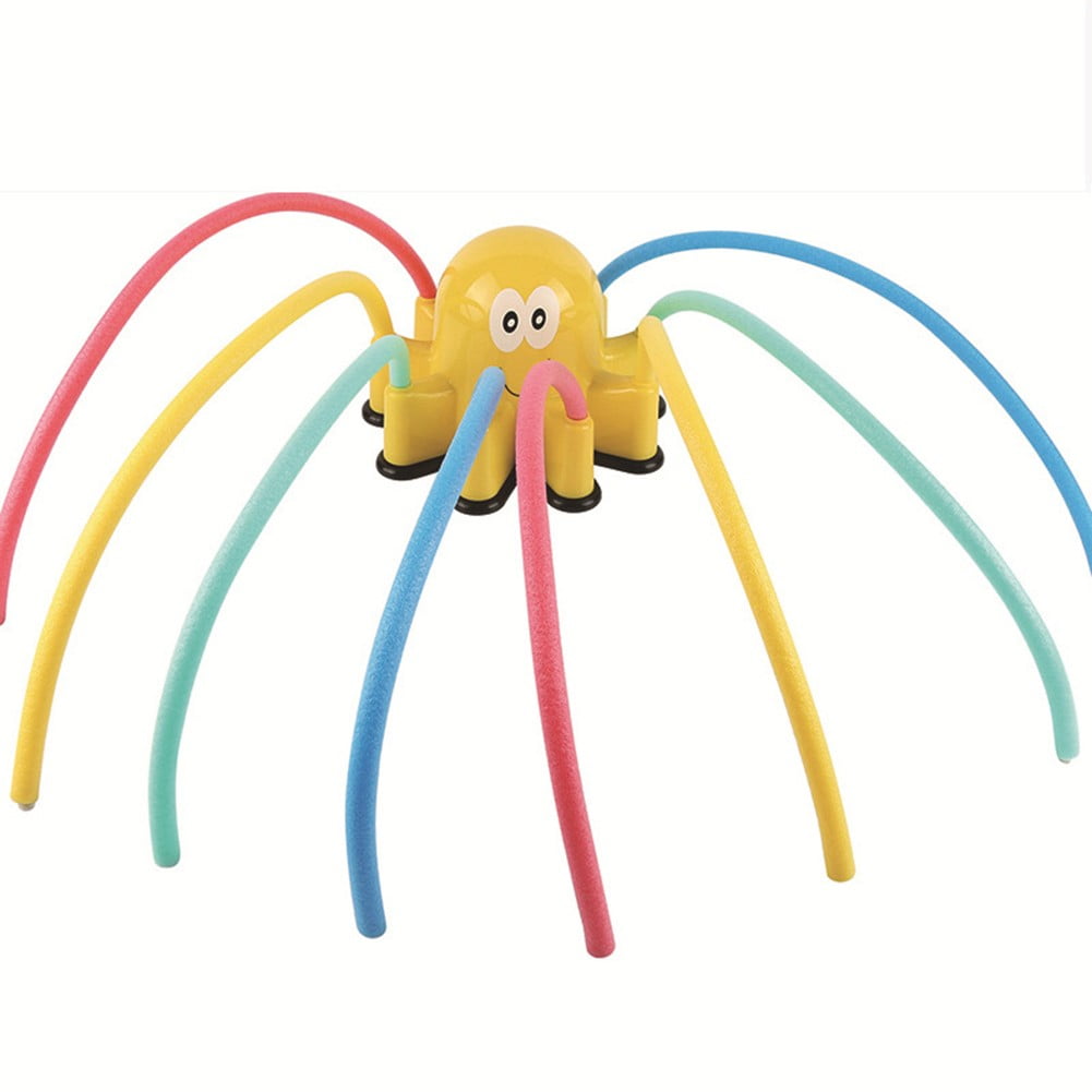 Octopus Water Sprinkler for Kids, 8 Wiggle Tubes, Summer Outdoor Toy ...