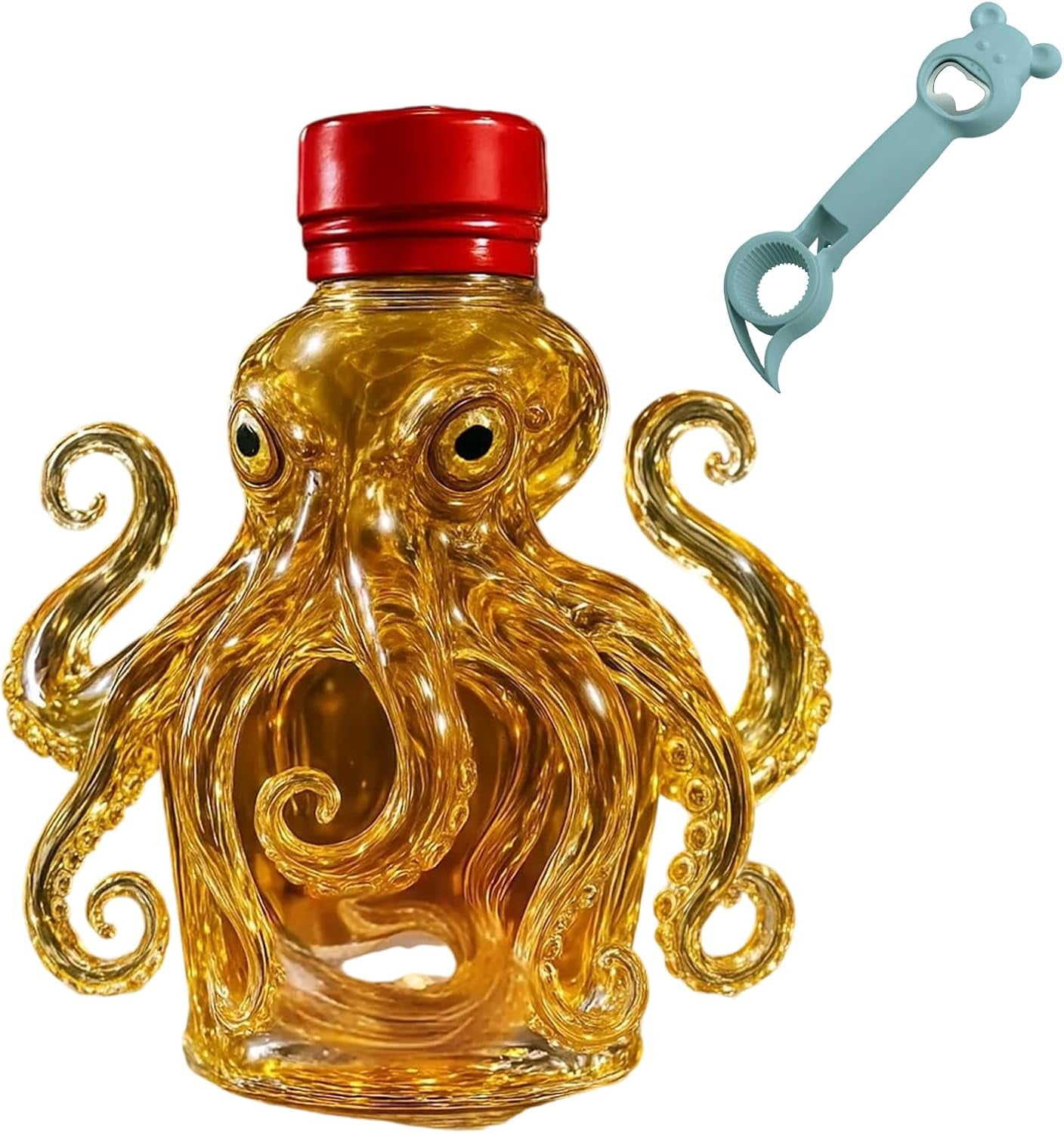 Octopus Whiskey Bottle,New Beautiful Engraved Glass wine Decanter ...