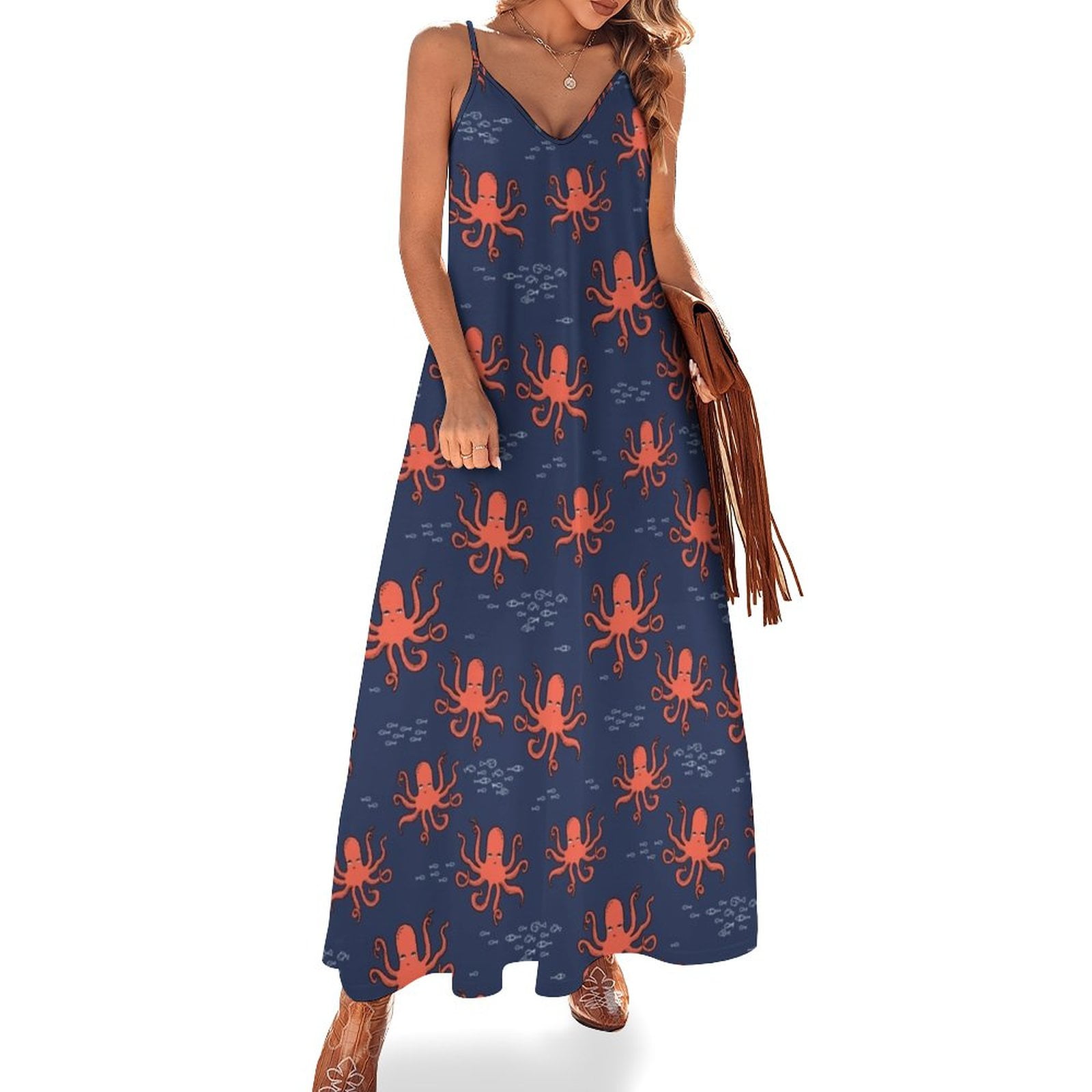Octopus by Andrea Lauren Sleeveless Dress birthday dress elegant party ...