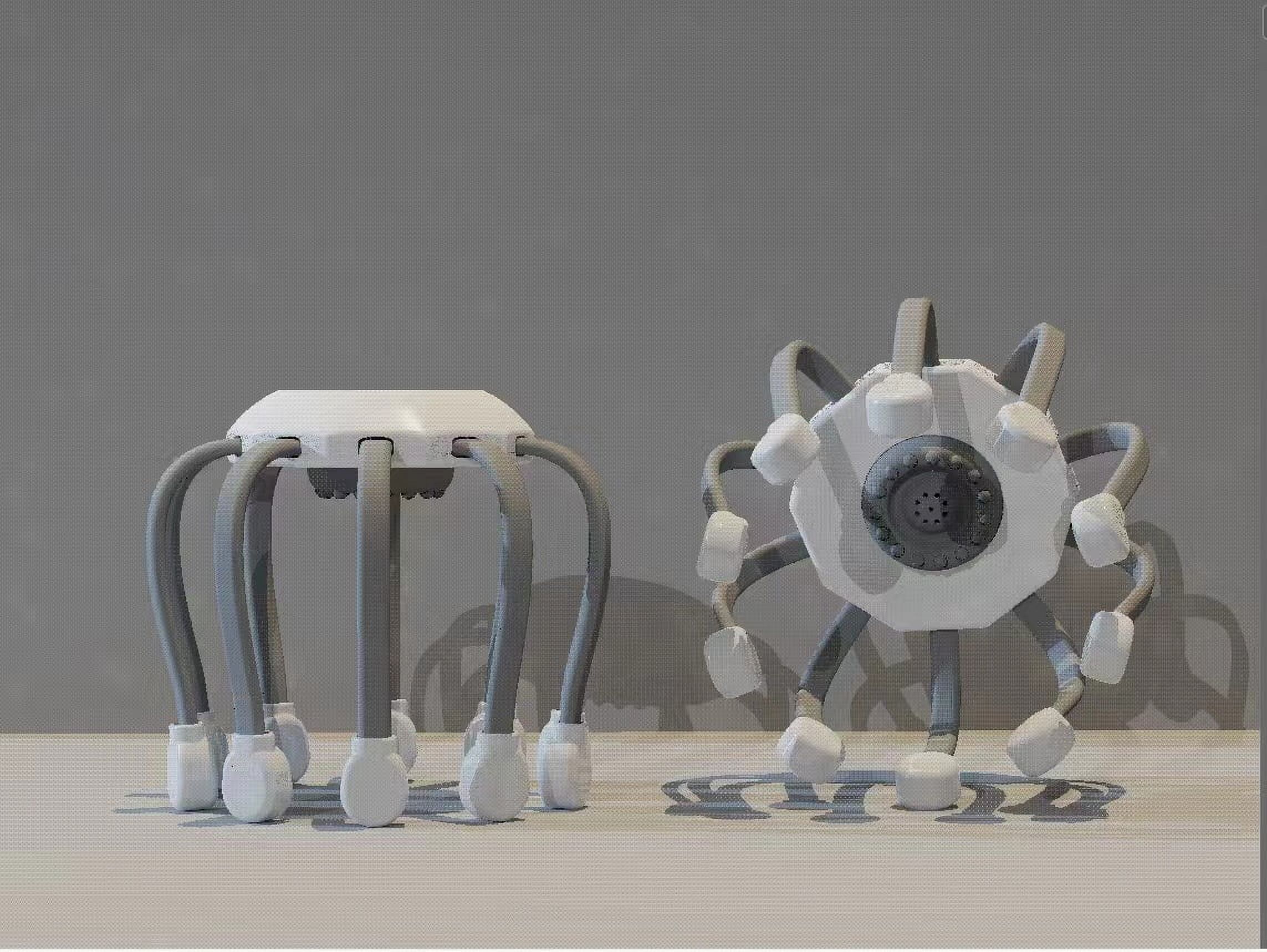 Octopus head massager fully automatic multi-dimensional vibration ...