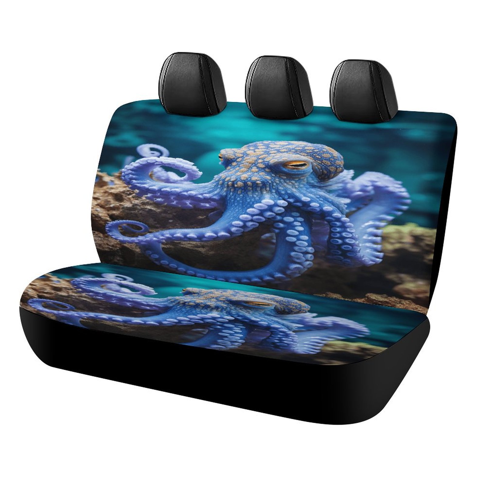 Octopus in The Mysterious Ocean Car Accessories Bench Seat Covers for ...