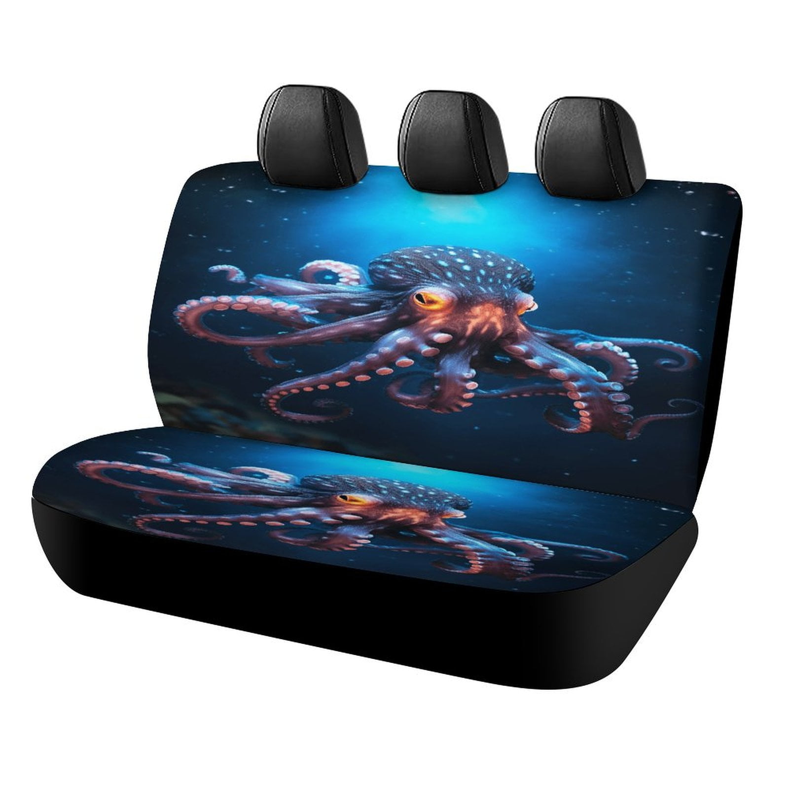 Octopus in The Mysterious Ocean Car Accessories Bench Seat Covers for ...