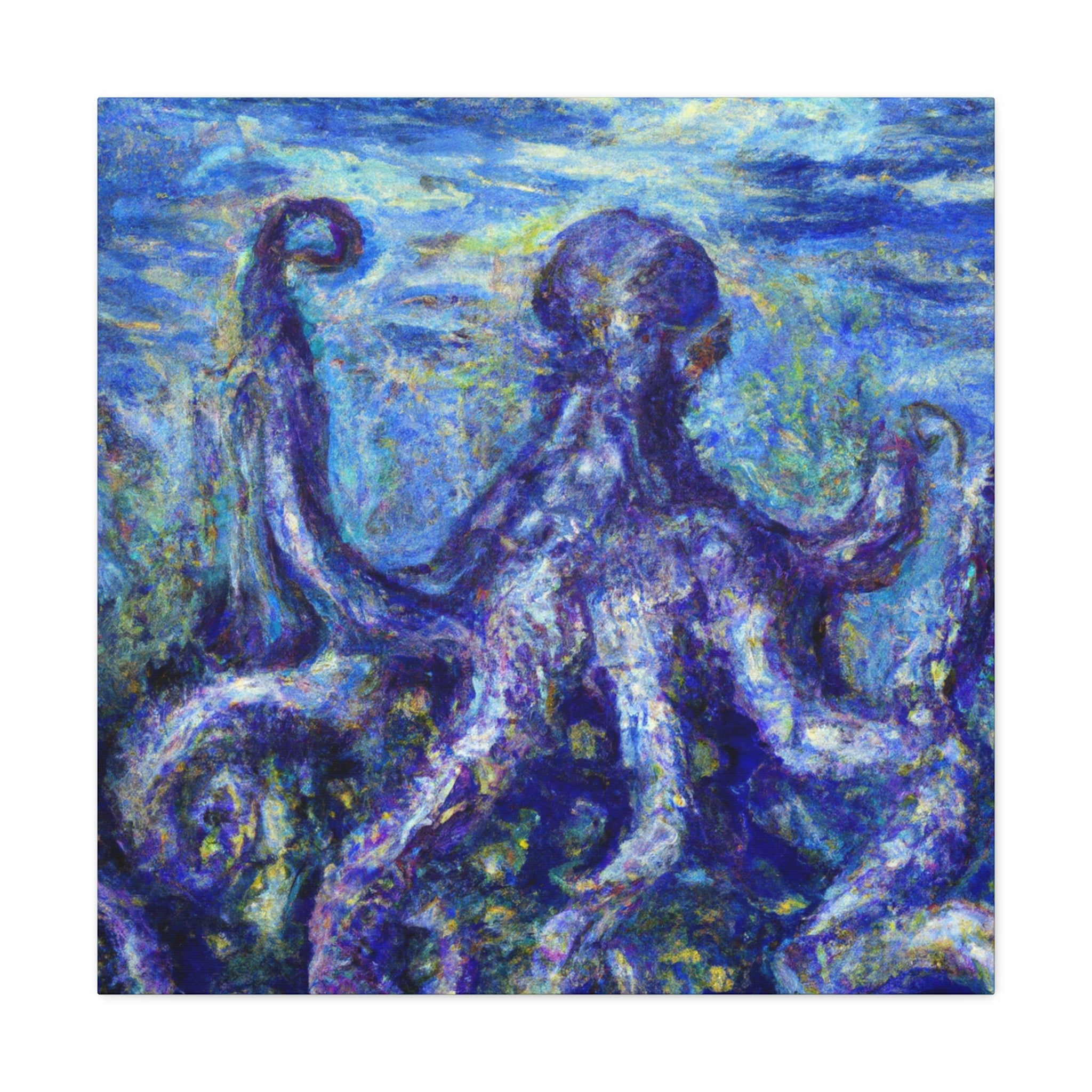 Octopus of Impressionism - Canvas - Walmart.com