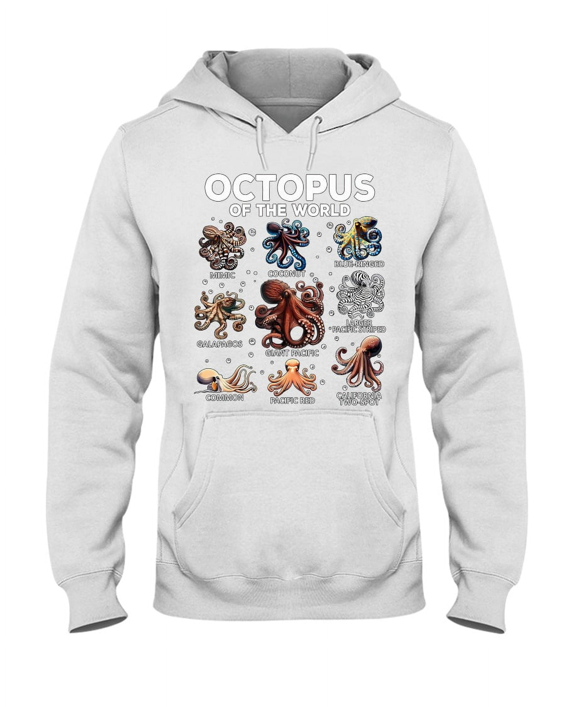 Octopus of the World Hooded - Walmart.com