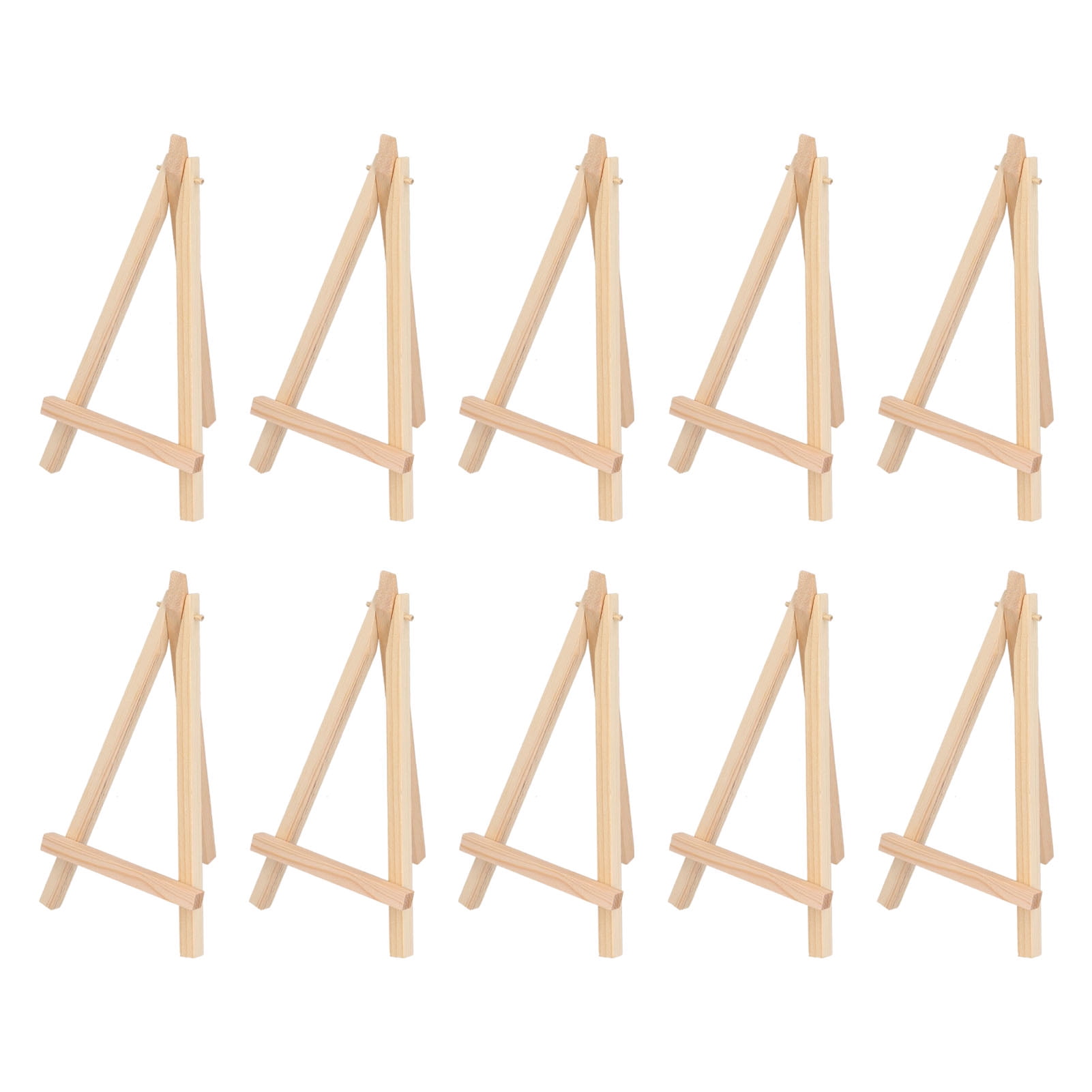 Octpeak 10Pcs 7 Inches Pine Canvas Stand - Multifunctional Foldable ...