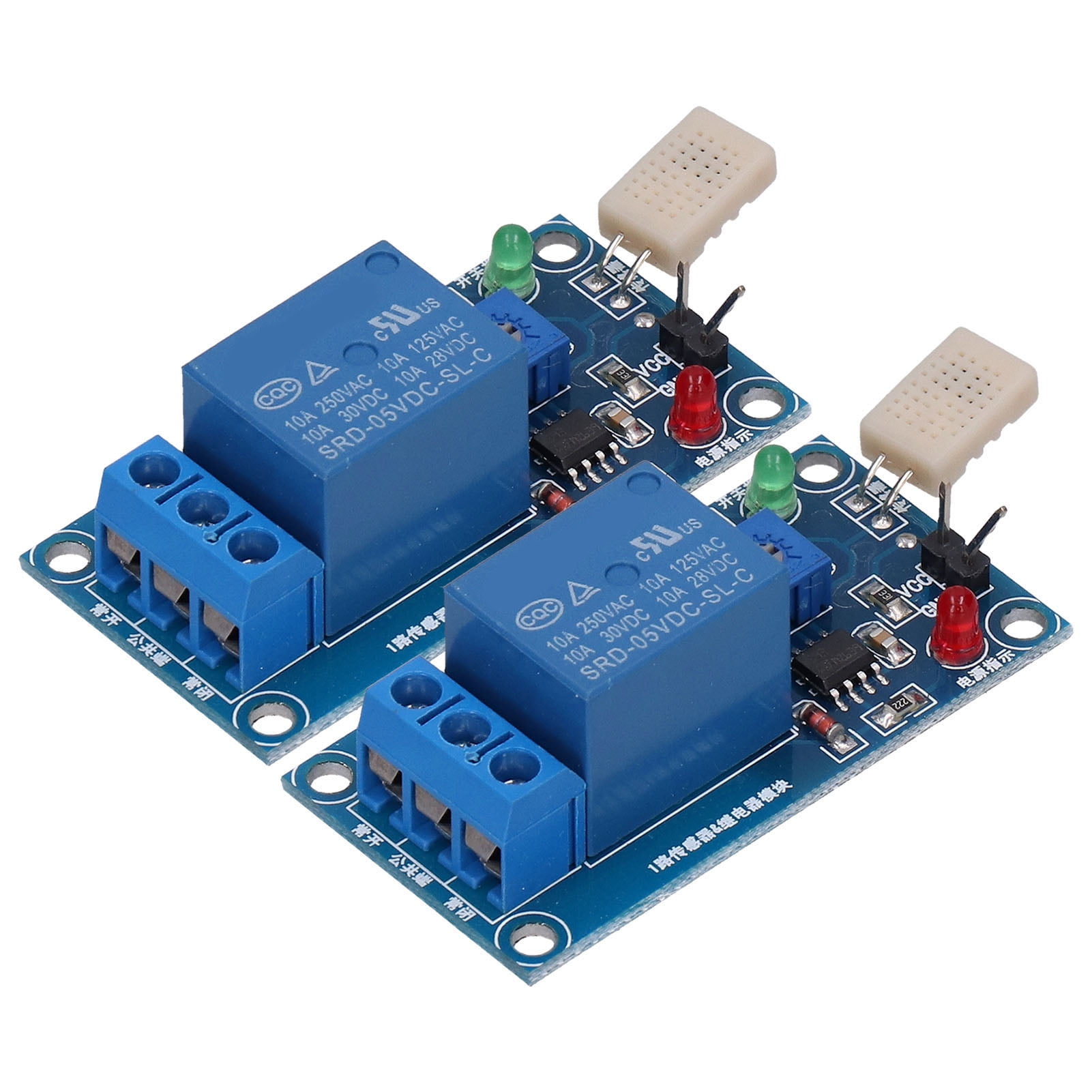 Octpeak 2 Pcs DC 5V Humidity Sensor Relay Switch Module PCB Humidity ...
