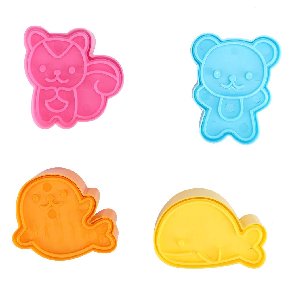 Octpeak Cookies Cutters,Cute Animals Shape Mini Sandwiches Biscuits ...
