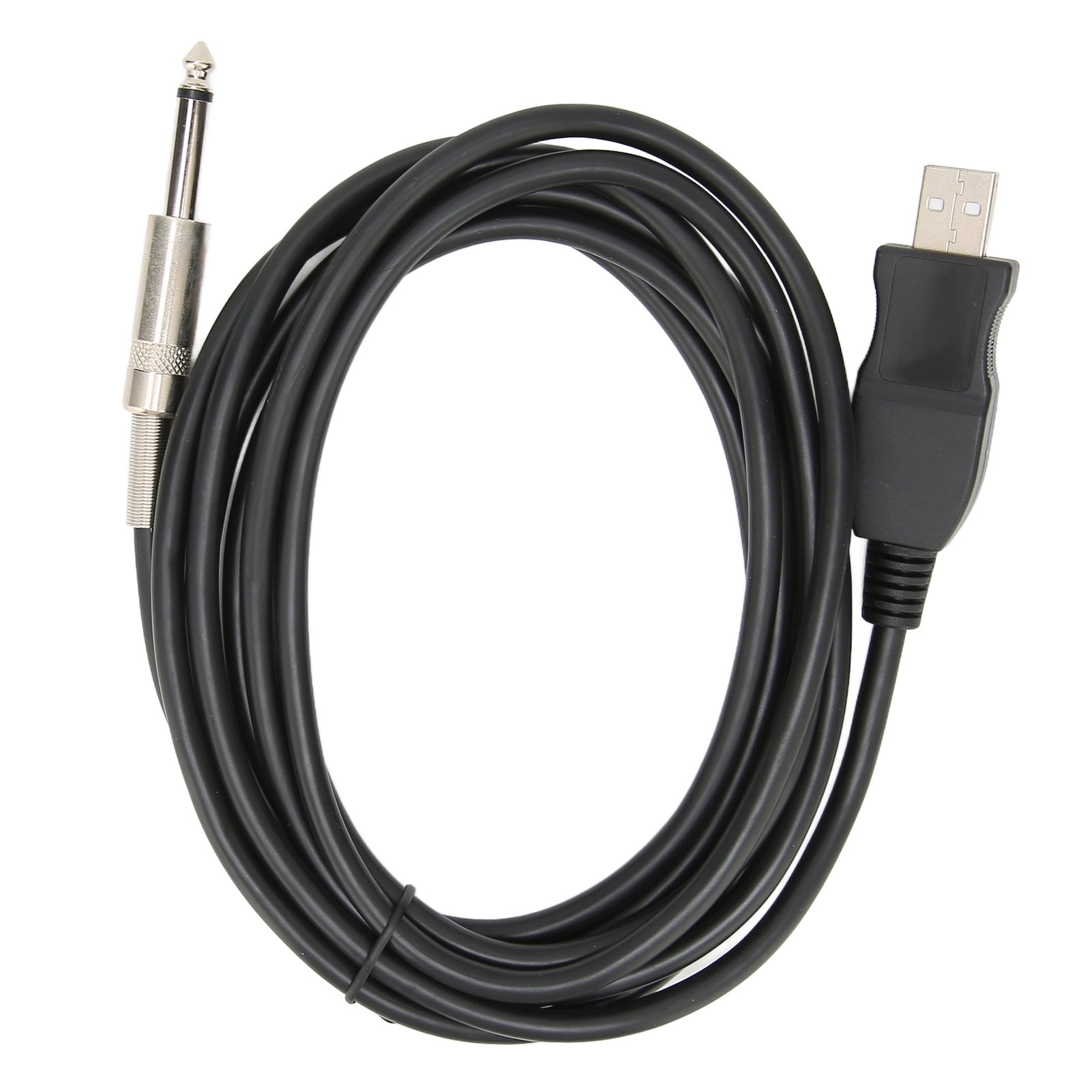 Octpeak USB Guitar Cable USB Interface Male To 6.35mm Mono Male ...