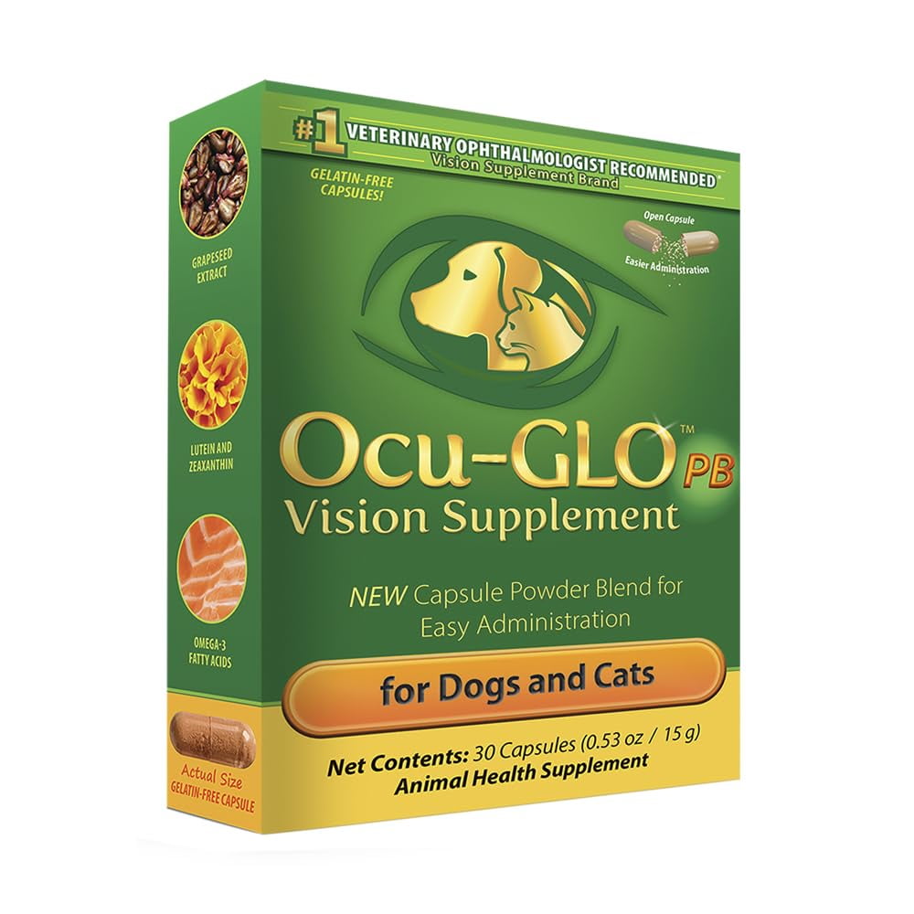 Ocu-GLO PB Vision Supplement for Small SMRDogs & Cats - Administer ...