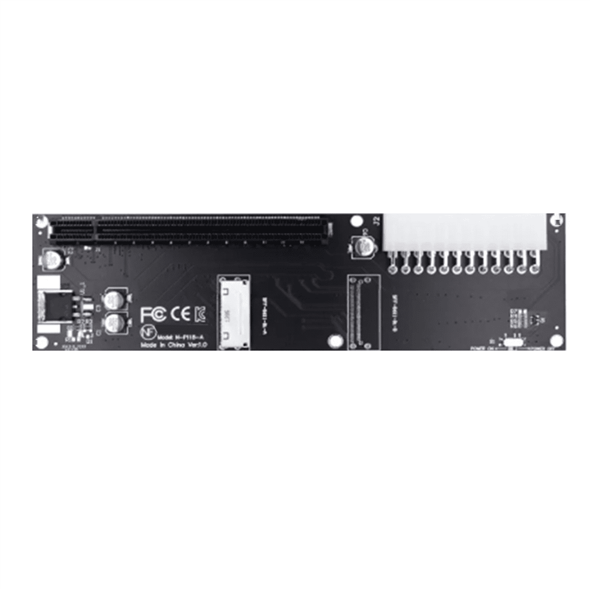 Oculink SFF-8612 8X to PCIE X16 PCI-Express Adapter with ATX 24Pin ...
