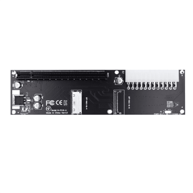 Oculink SFF-8612 8X to PCIE X16 PCI-Express Adapter with ATX 24Pin ...