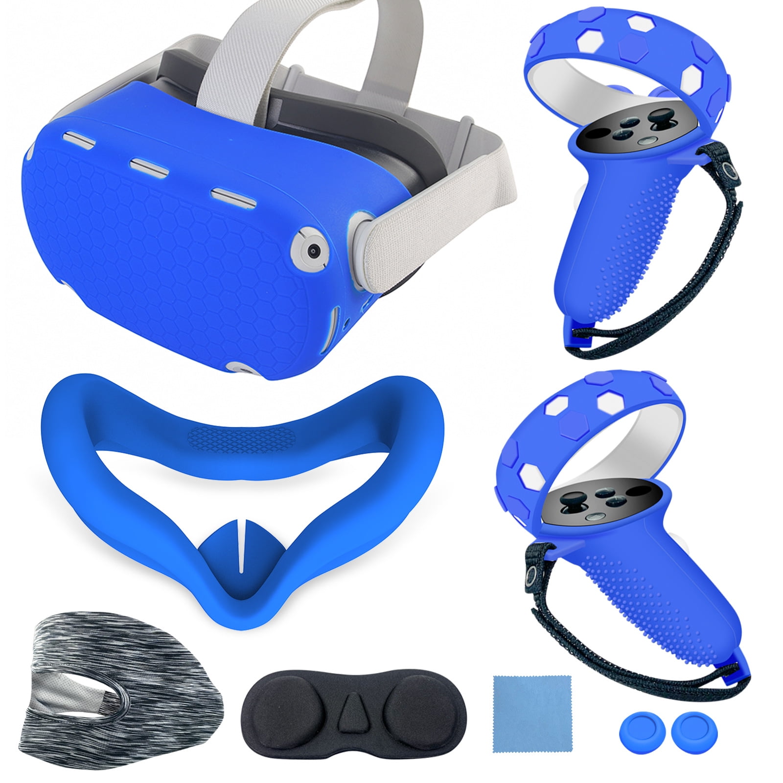 for Oculus Quest 2 Accessories, YiLBX Quest 2 VR Silicone Face Mask, VR ...