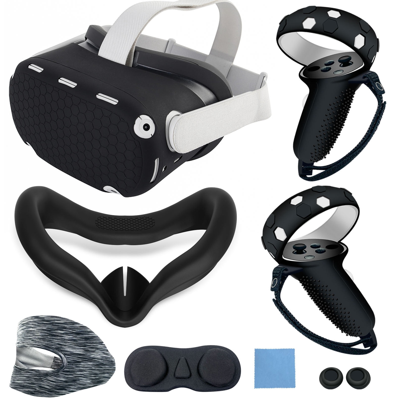 for Oculus Quest 2 Accessories, YiLBX Quest 2 VR Silicone Face Mask, VR ...