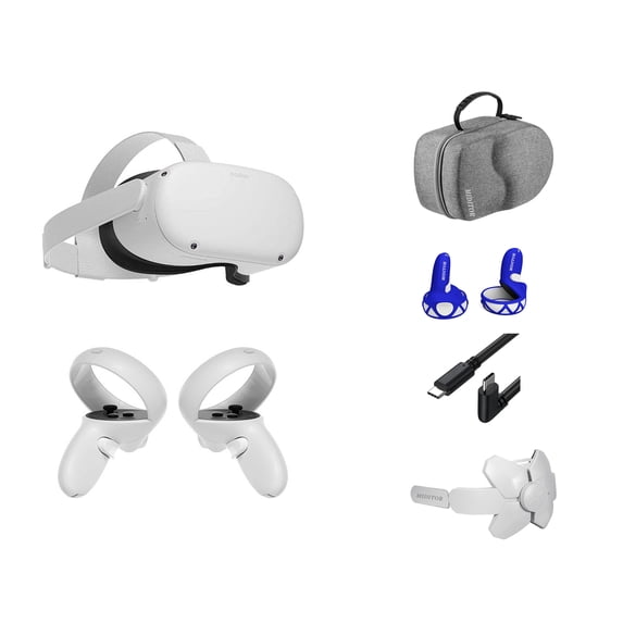 Meta Oculus Quest 2 VR Headset, 128GB, All-In-One, Wireless, with ...