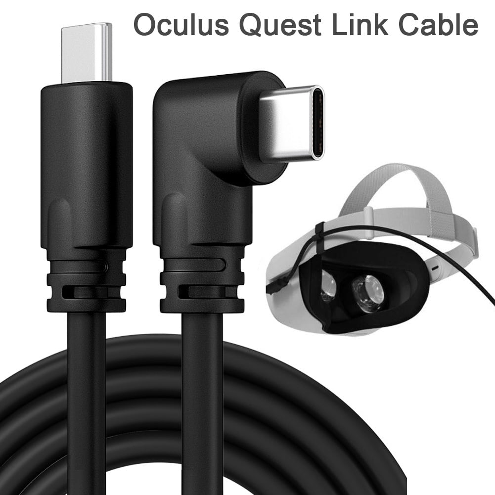 Oculus Quest 2 Link Cable 5 Meters Type-C Elbow Virtual Reality Cable ...