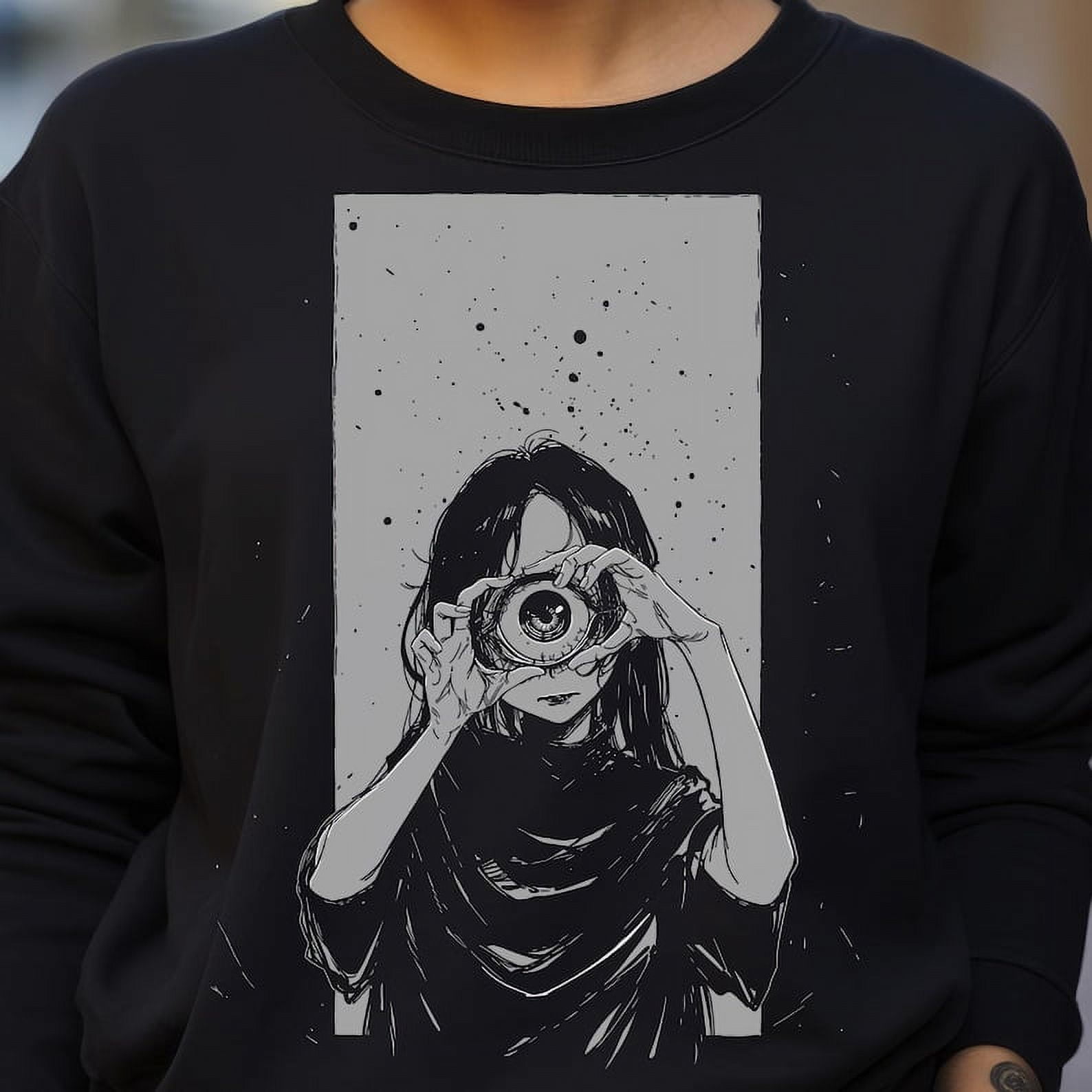 Oculus Sweatshirt (Unisex) - Horror Manga Sweatshirt Tomie Junji Ito ...