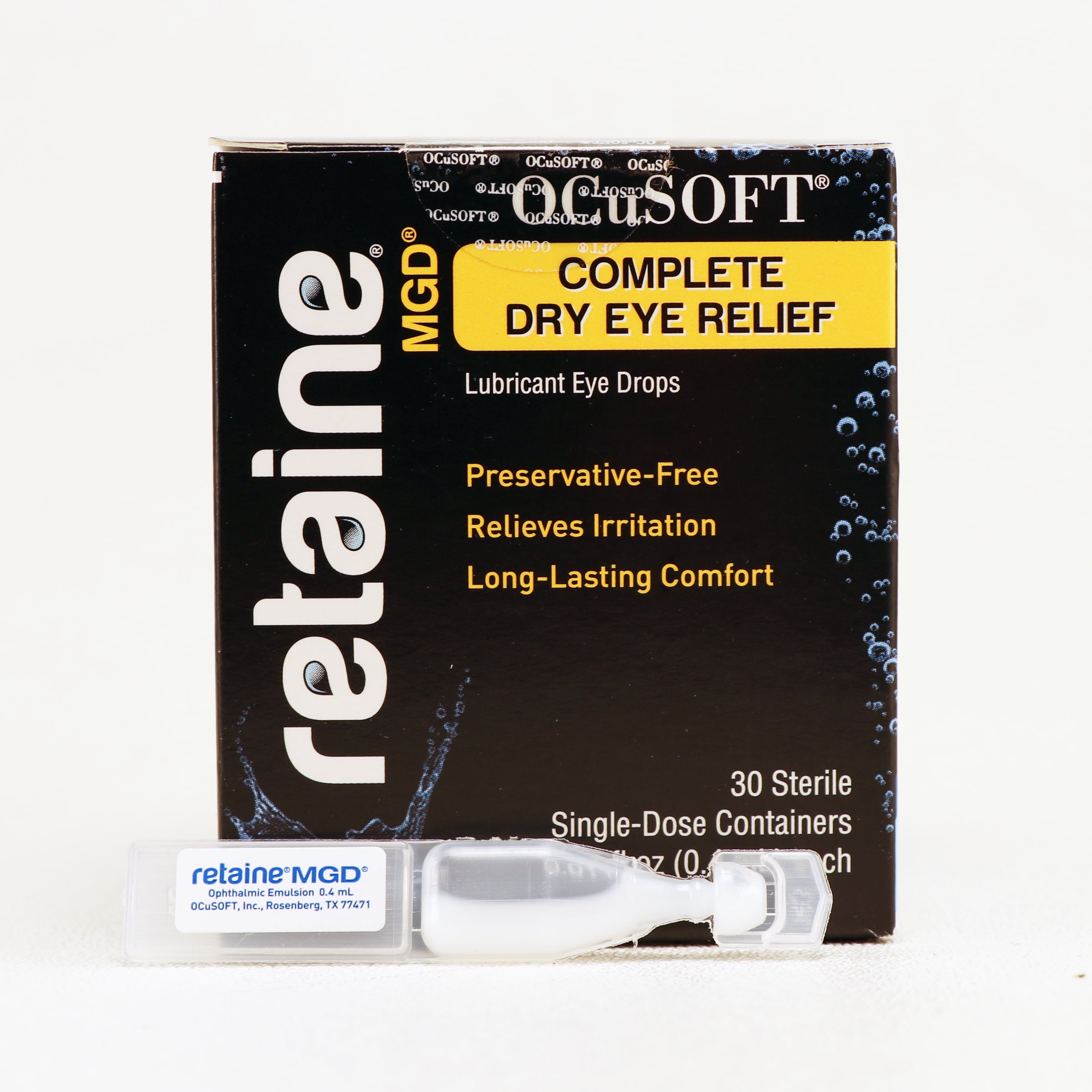 Ocusoft Retaine MGD Eye Drops, Redness Relieving, Hydrating Lubricant ...