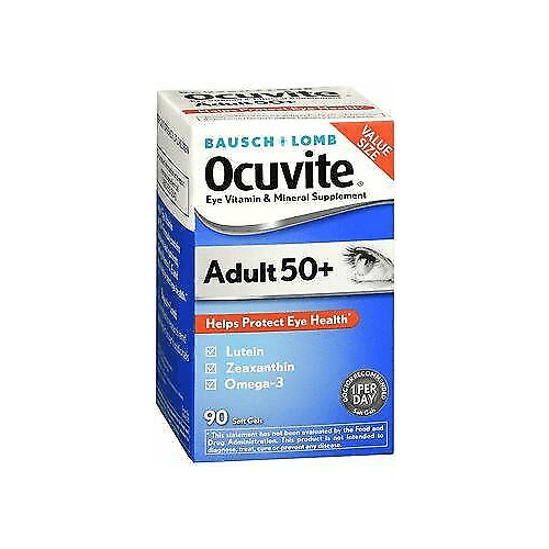Ocuviteâ® Adult 50+ Eye Vitamins And Mineral Supplements With Lutein ...