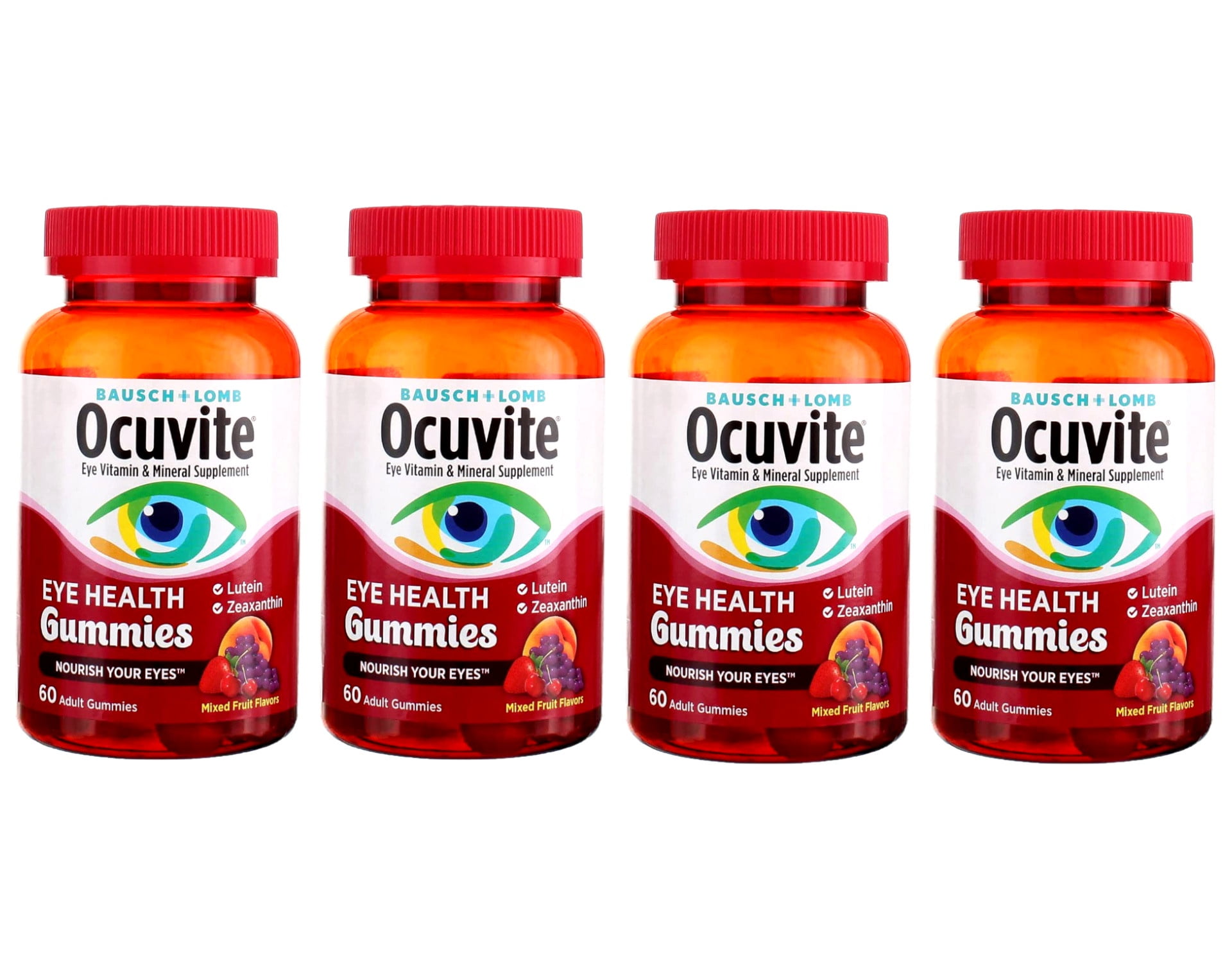 Ocuvite Adult Eye Care Chewables, Lutein & Zeaxanthin Supplement, 60 ...